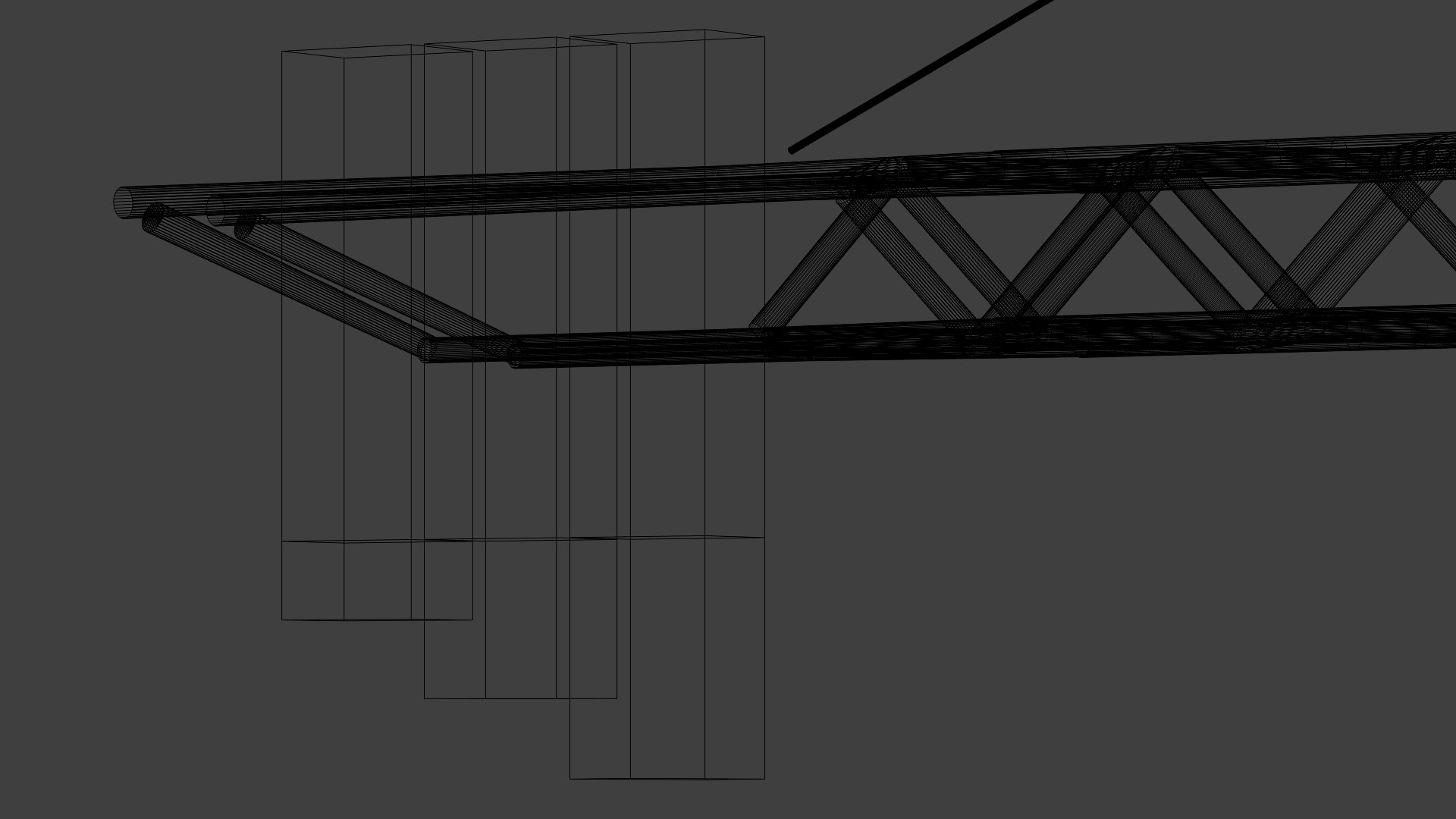 3d Model Simple Crane