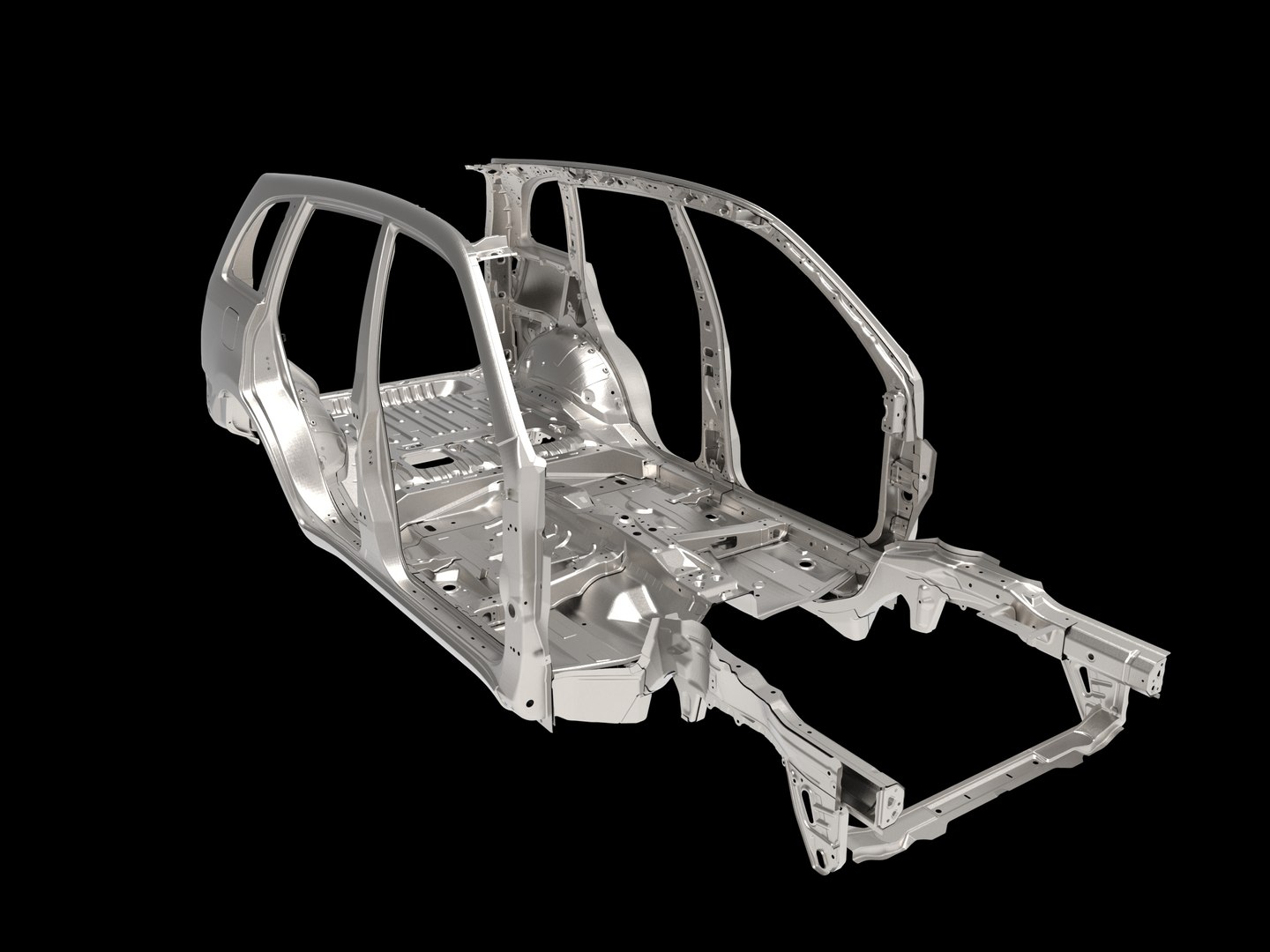 3D 3D SACN MODEL CHERY SUV2 Frame And Chassis 3D Model - TurboSquid 2013182