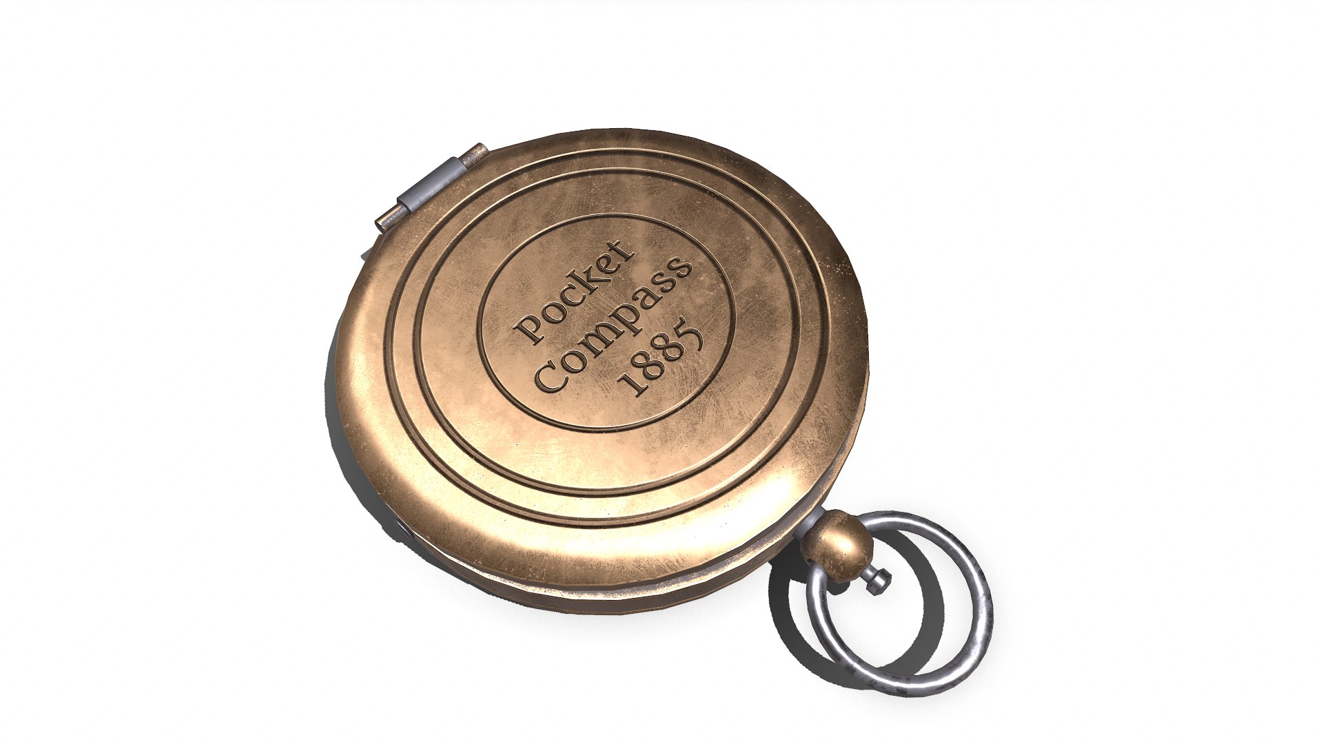 3D Compass Low-poly PBR Model - TurboSquid 2127035