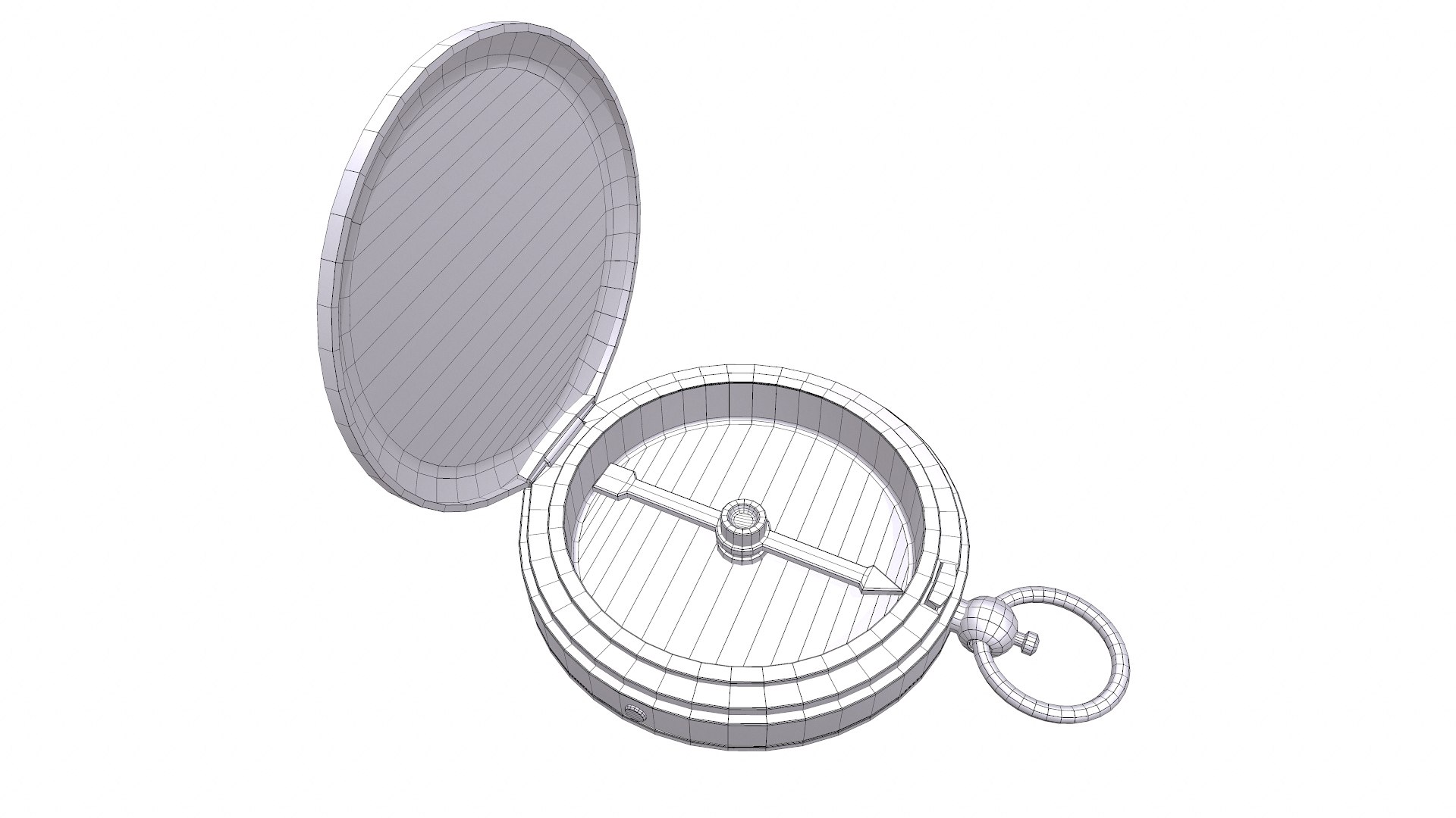 3D Compass Low-poly PBR Model - TurboSquid 2127035