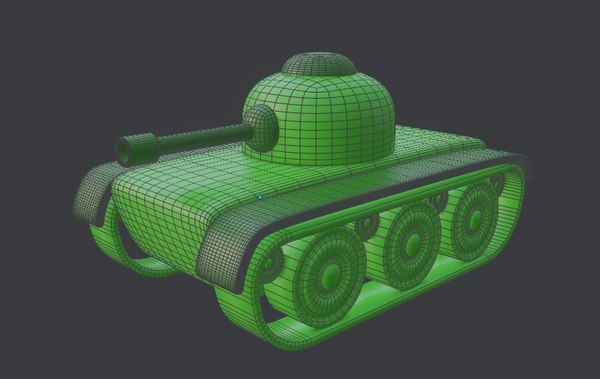3D model cartoon tank - TurboSquid 1637563