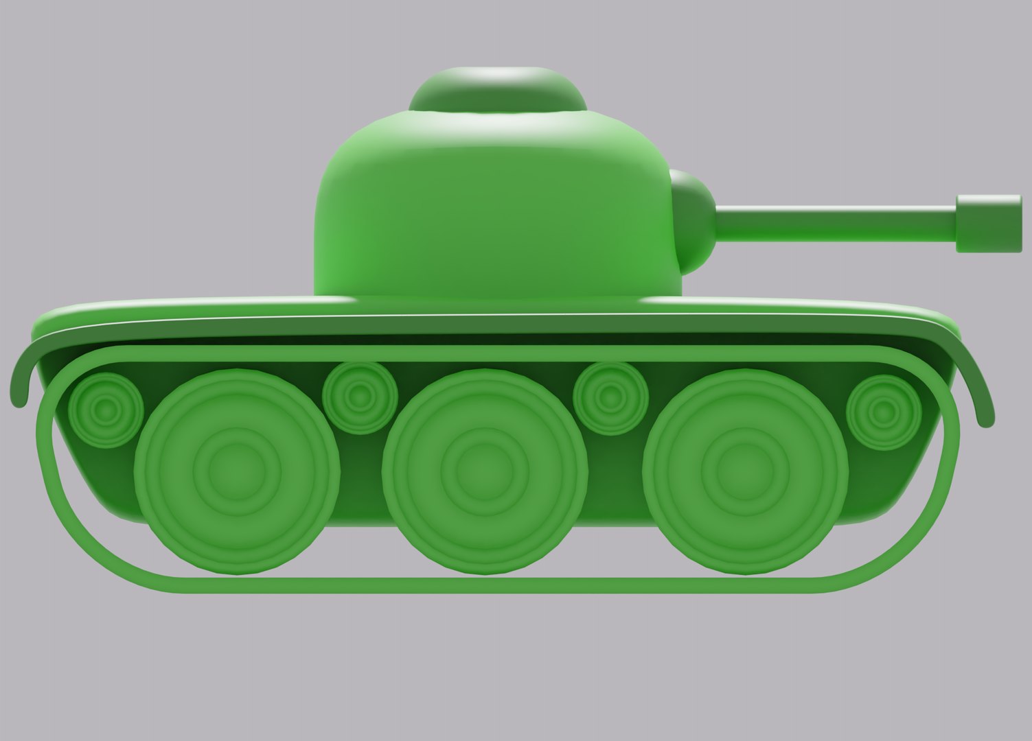 3D Model Cartoon Tank - TurboSquid 1637563