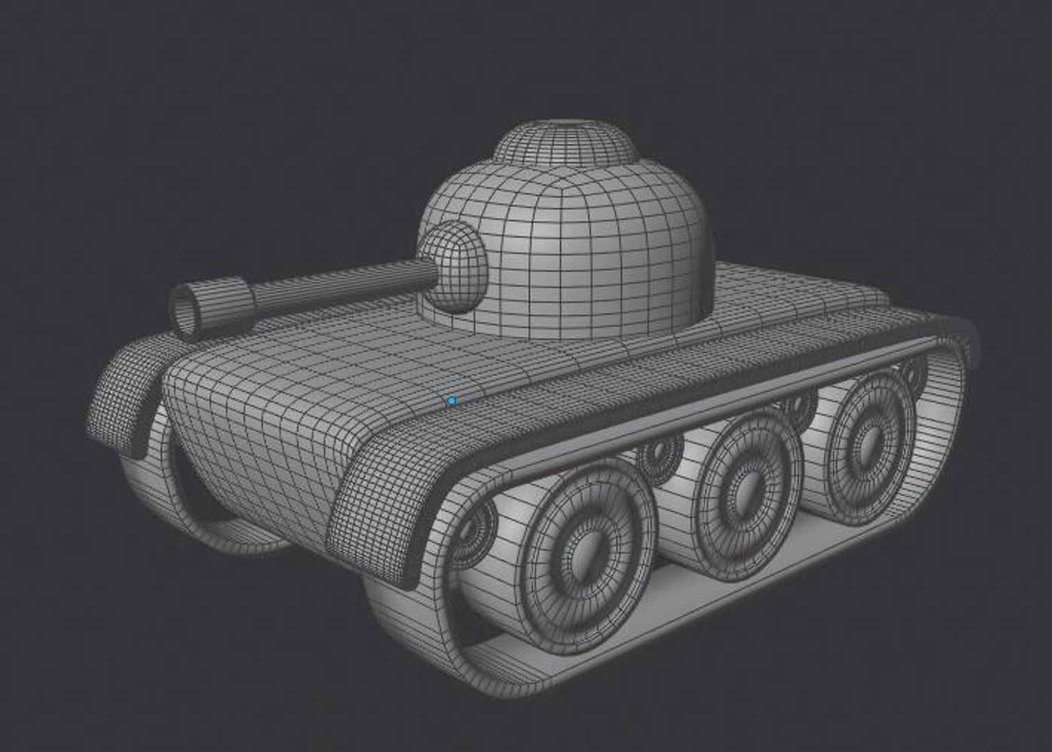 3D Model Cartoon Tank - TurboSquid 1637563