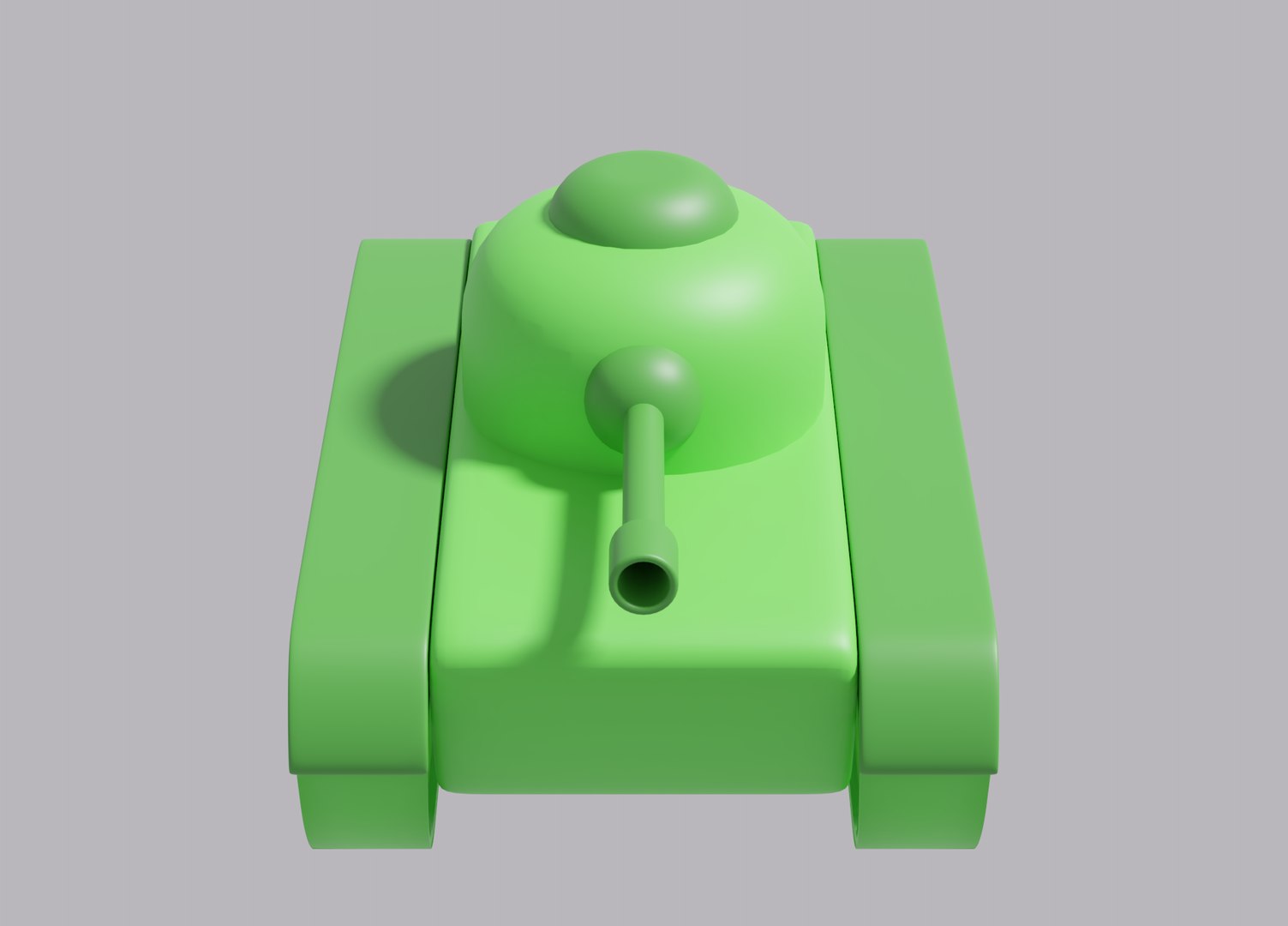 3D Model Cartoon Tank - TurboSquid 1637563