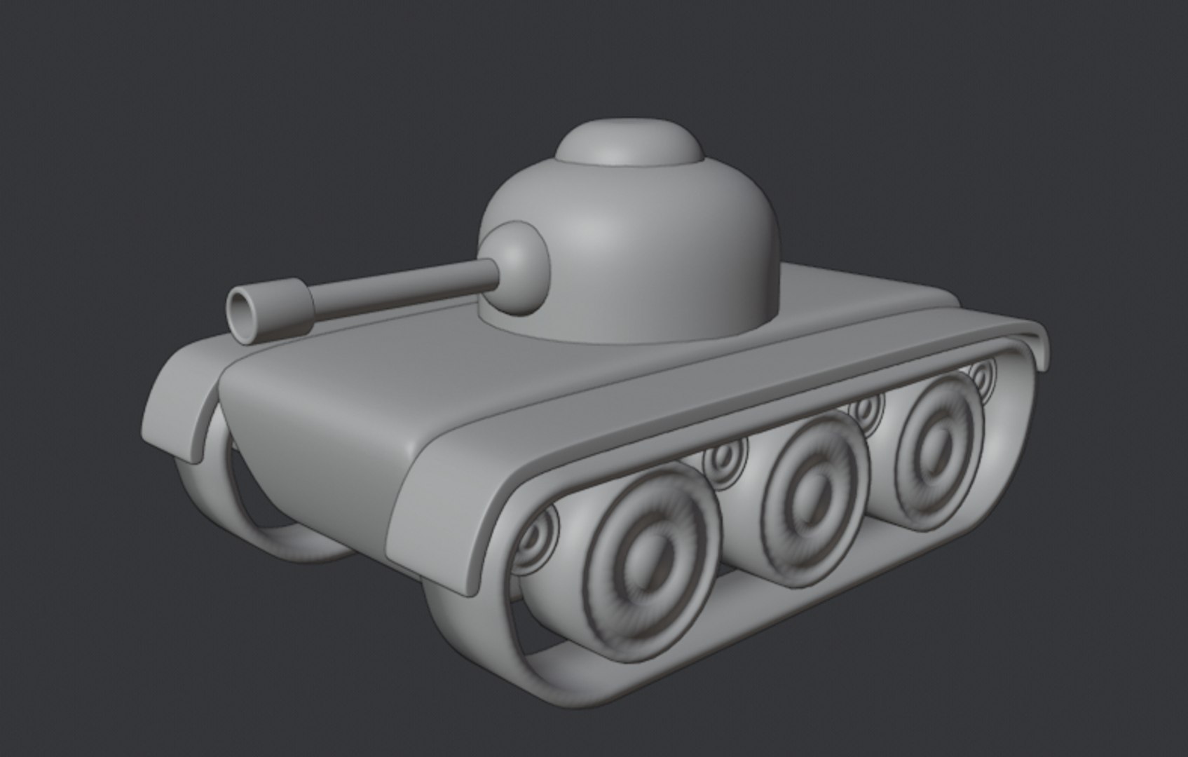 3D Model Cartoon Tank - TurboSquid 1637563