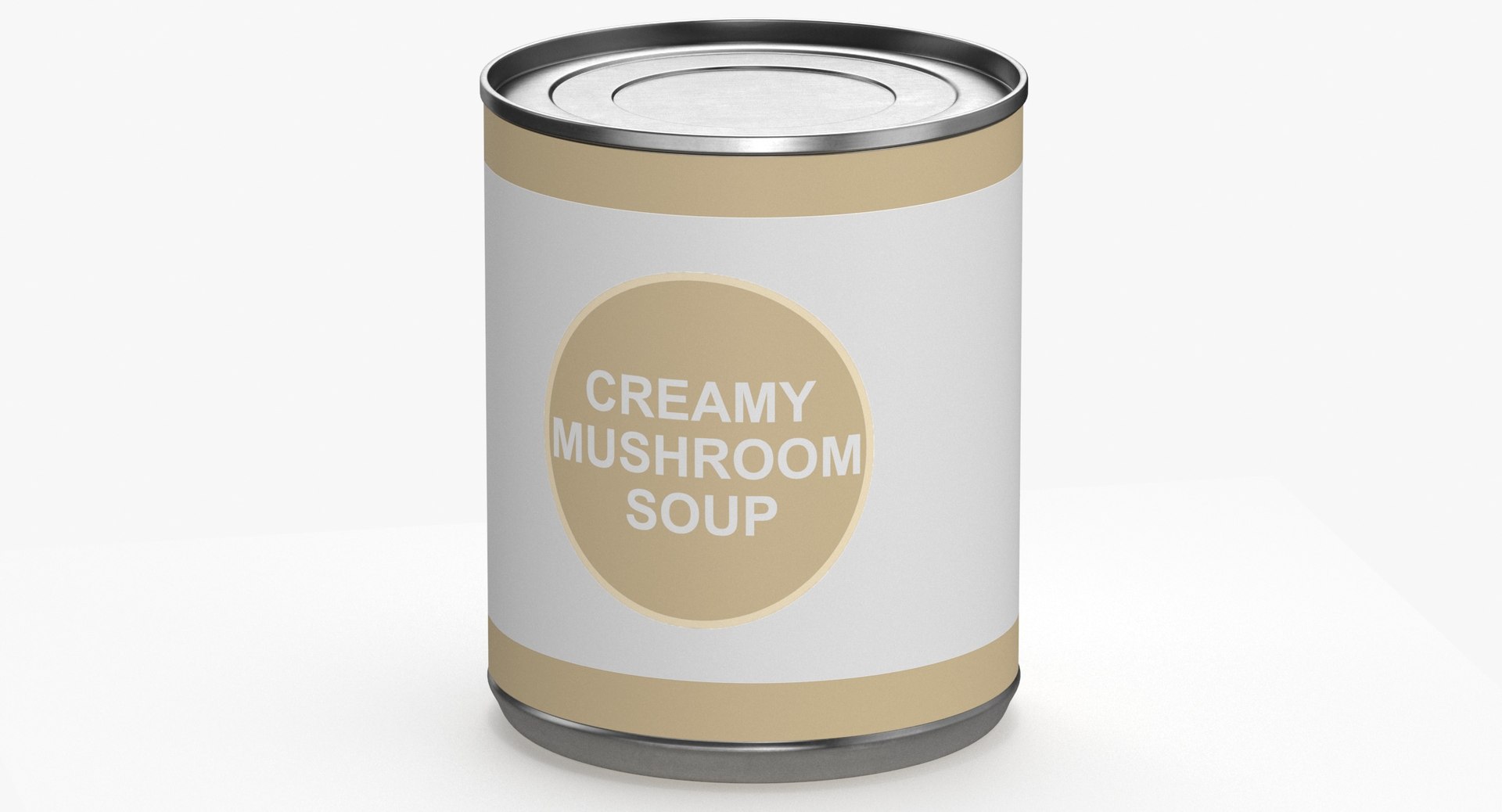Canned Soup Blank And Generic Label 3D - TurboSquid 1992356
