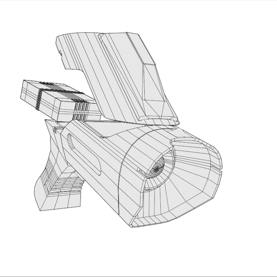Plasma Gun 3D Model - TurboSquid 1582191
