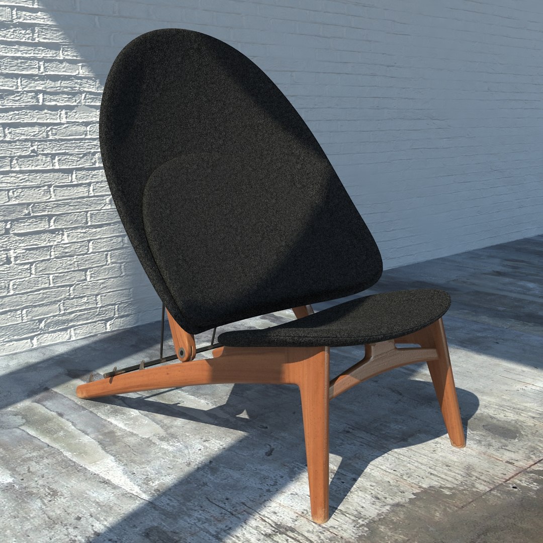 Shell Chair 3d Model