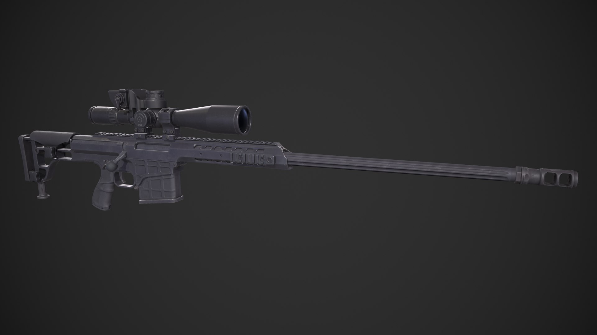 Barrett Model 98b 3D Model - TurboSquid 1911956