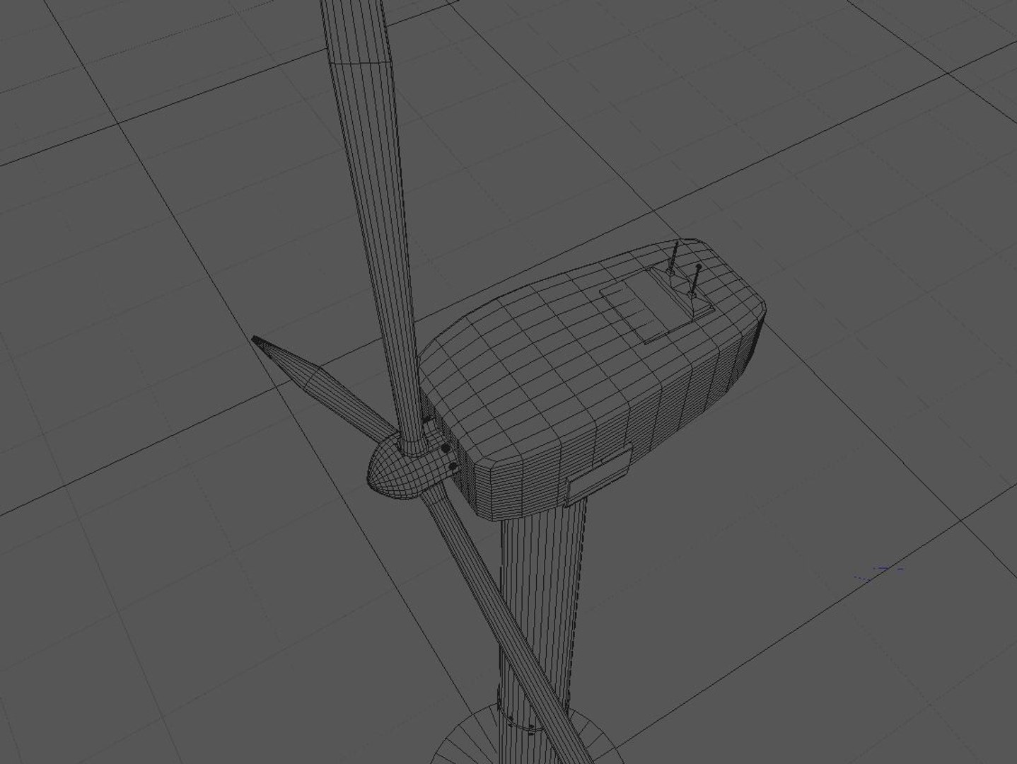 3d Model Electricity Windmill