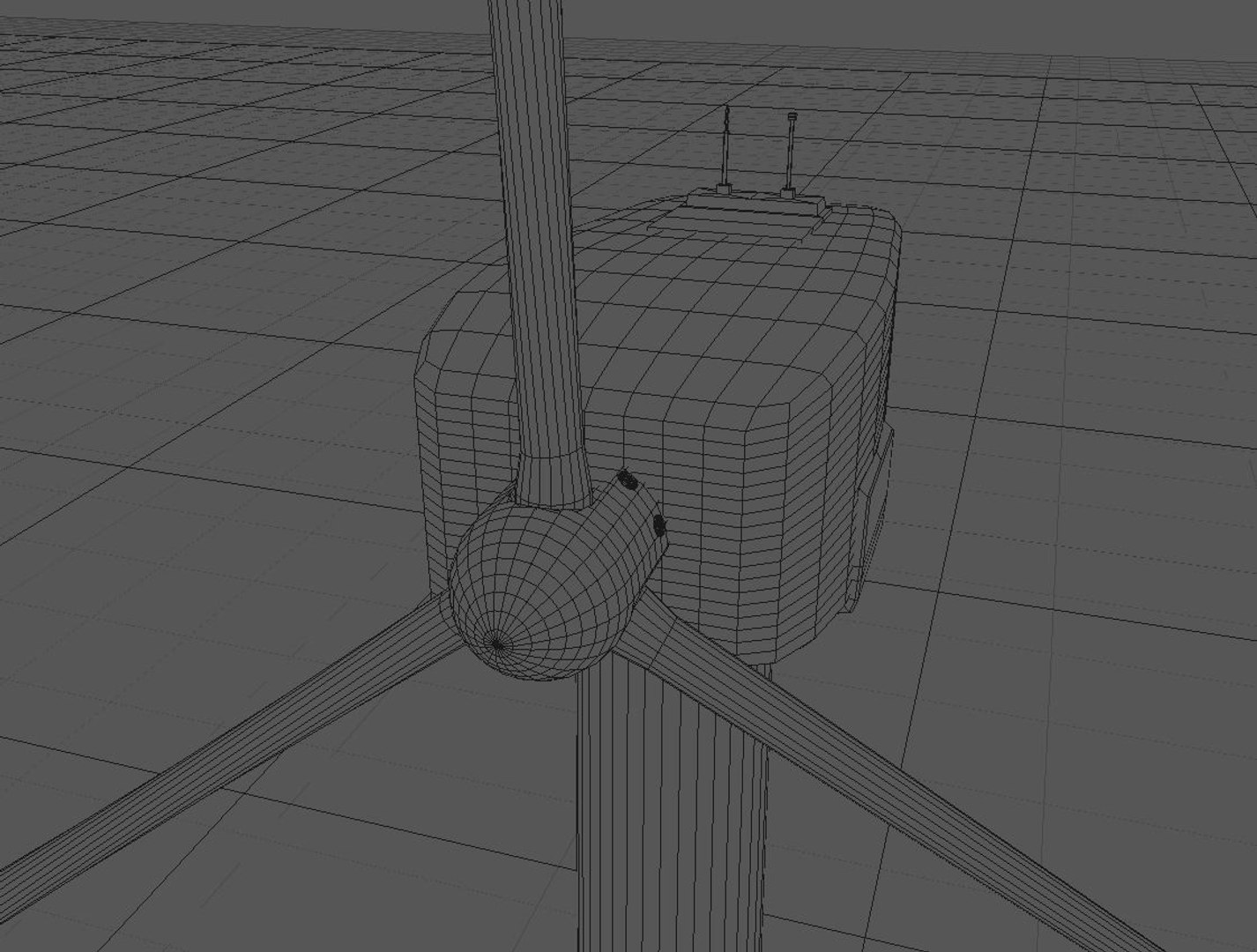 3d Model Electricity Windmill
