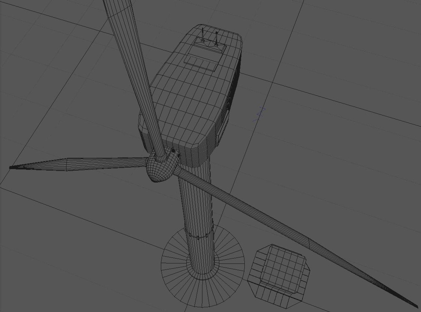 3d Model Electricity Windmill