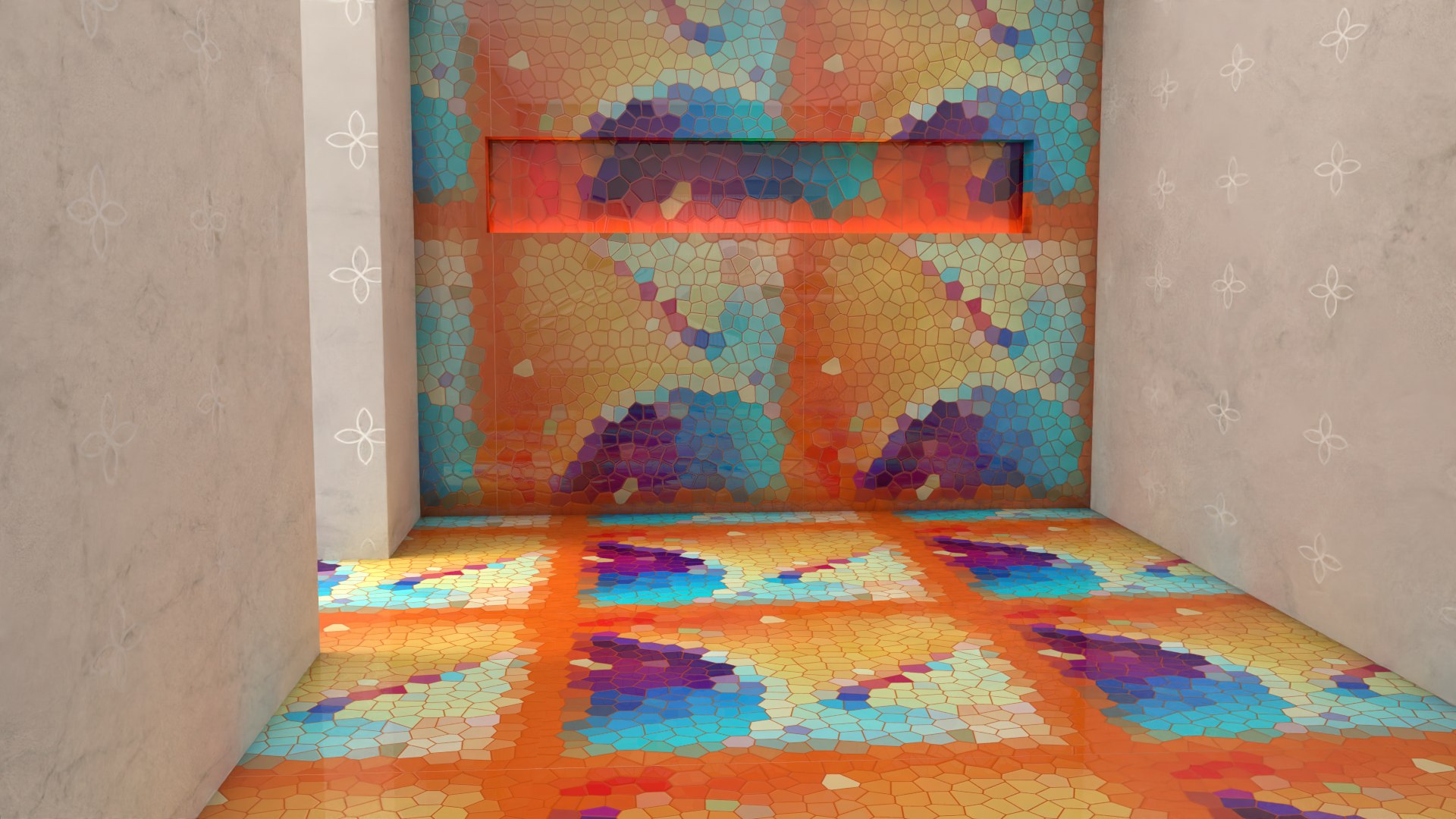 3D Model 5 Texture PBR 8K Floor Tiles C4D Physical Render - TurboSquid ...