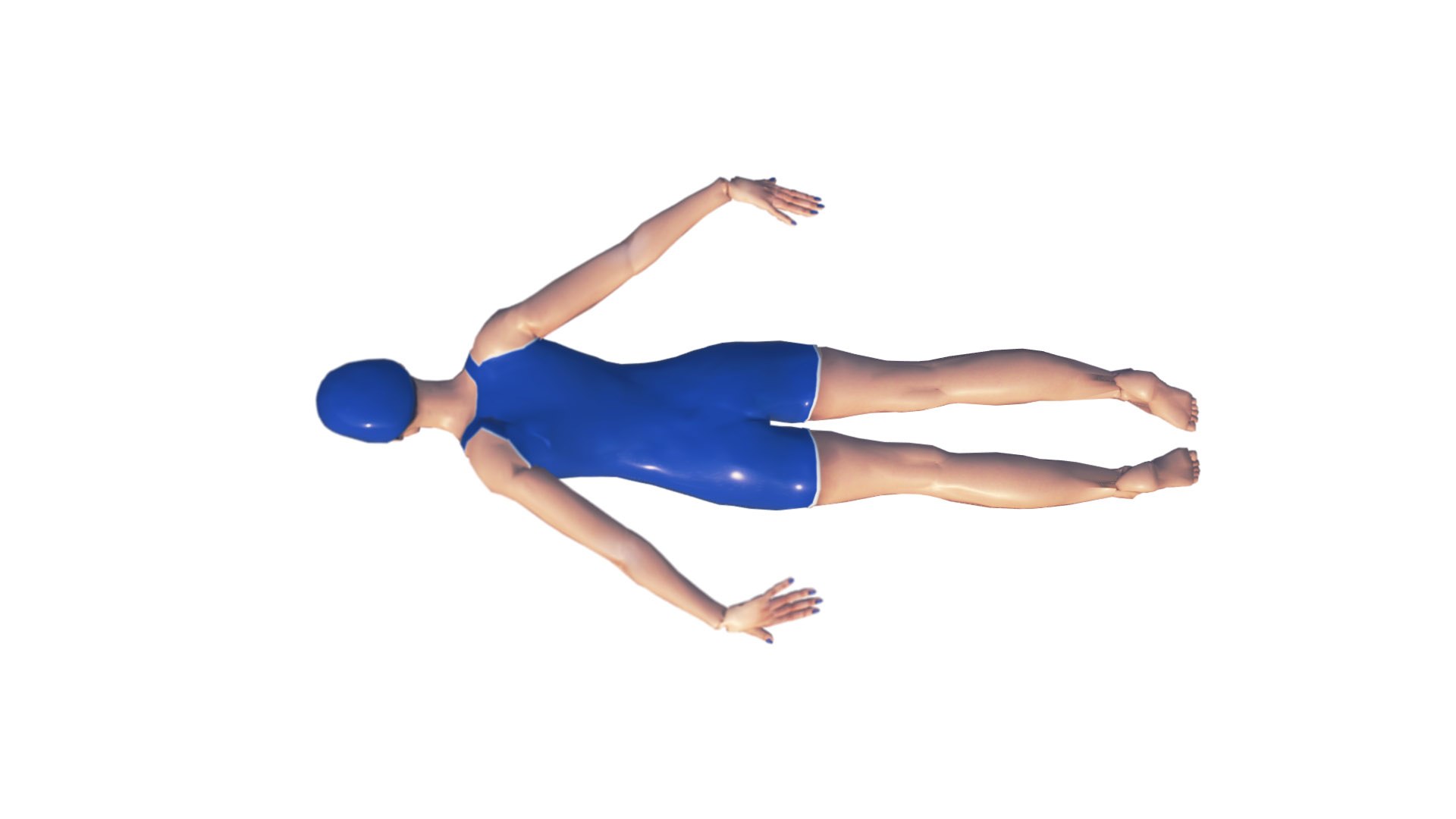 4 swimming animation 3D model - TurboSquid 1337540
