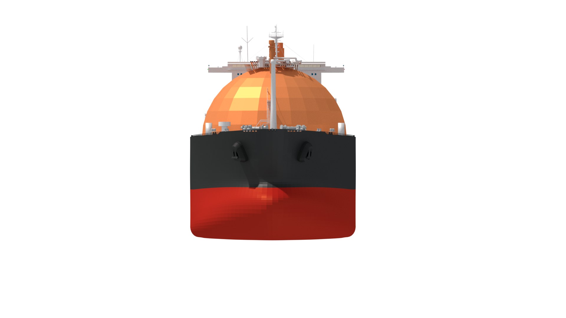 Lng carrier moss type 3D model - TurboSquid 1251005