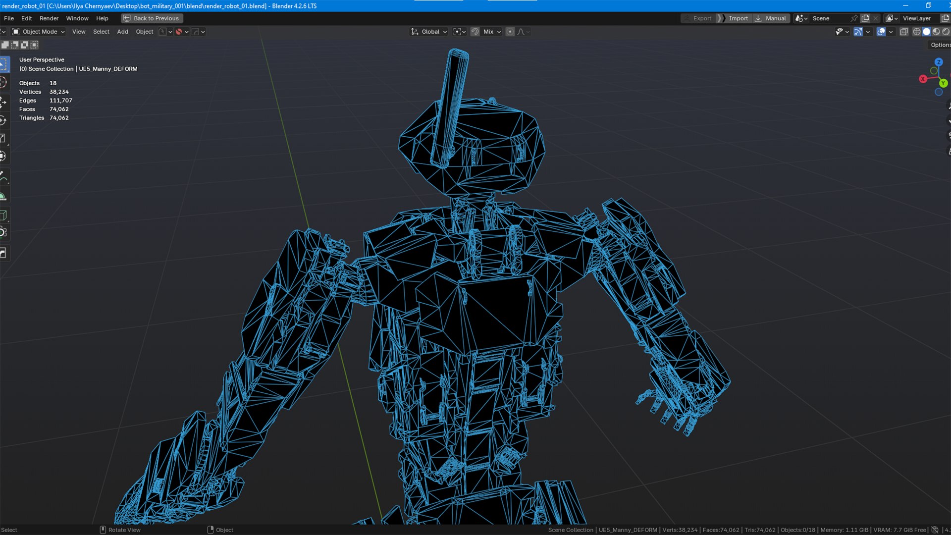 Robot Worker 3D - TurboSquid 2359101