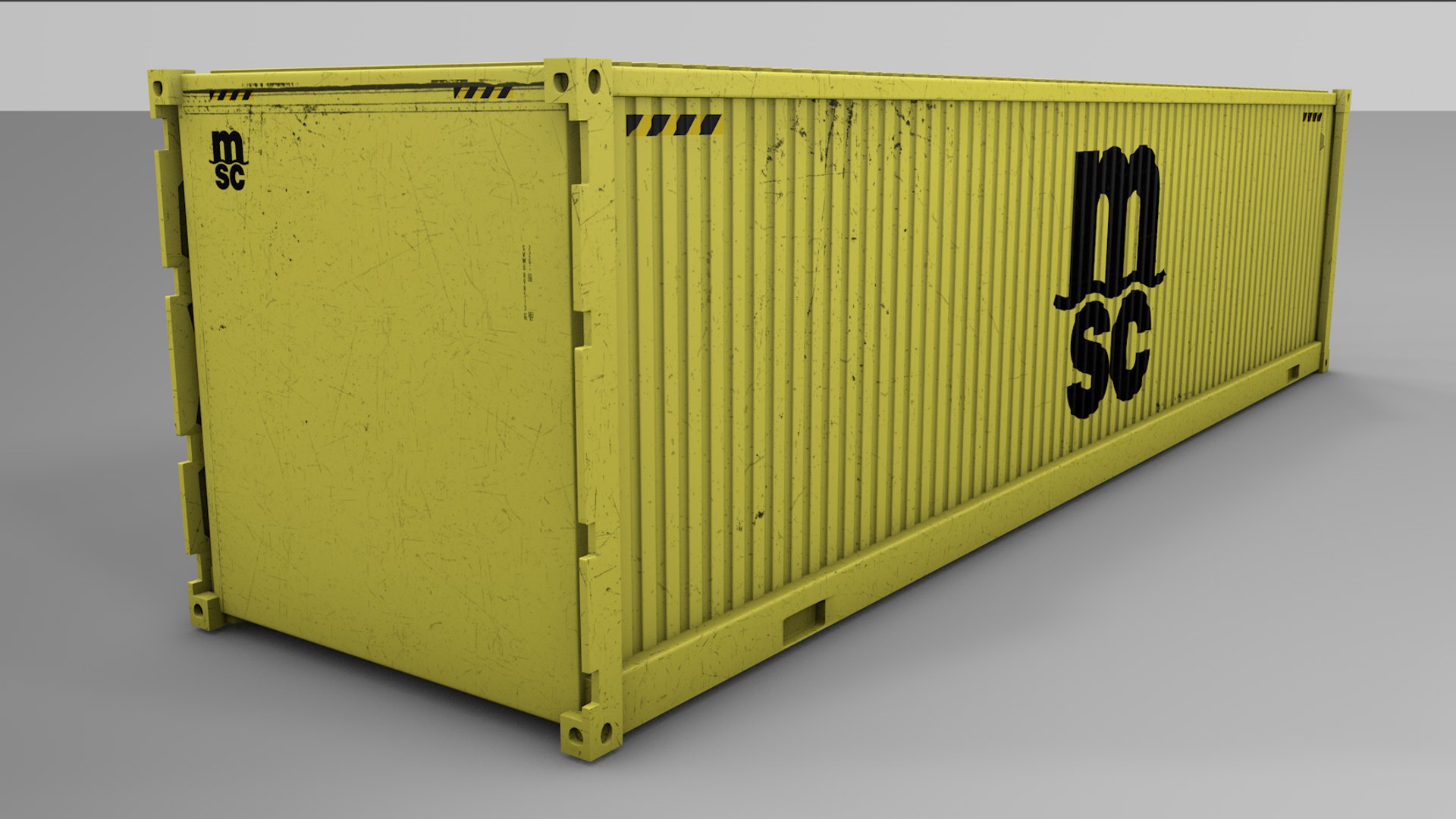 Msc Cargo Container L731 3D Model - TurboSquid 1563517
