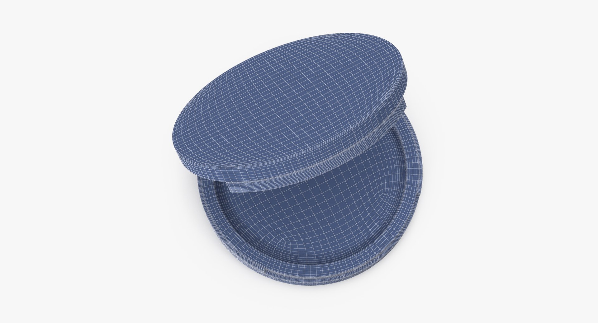 3d c4d powder canisters puff