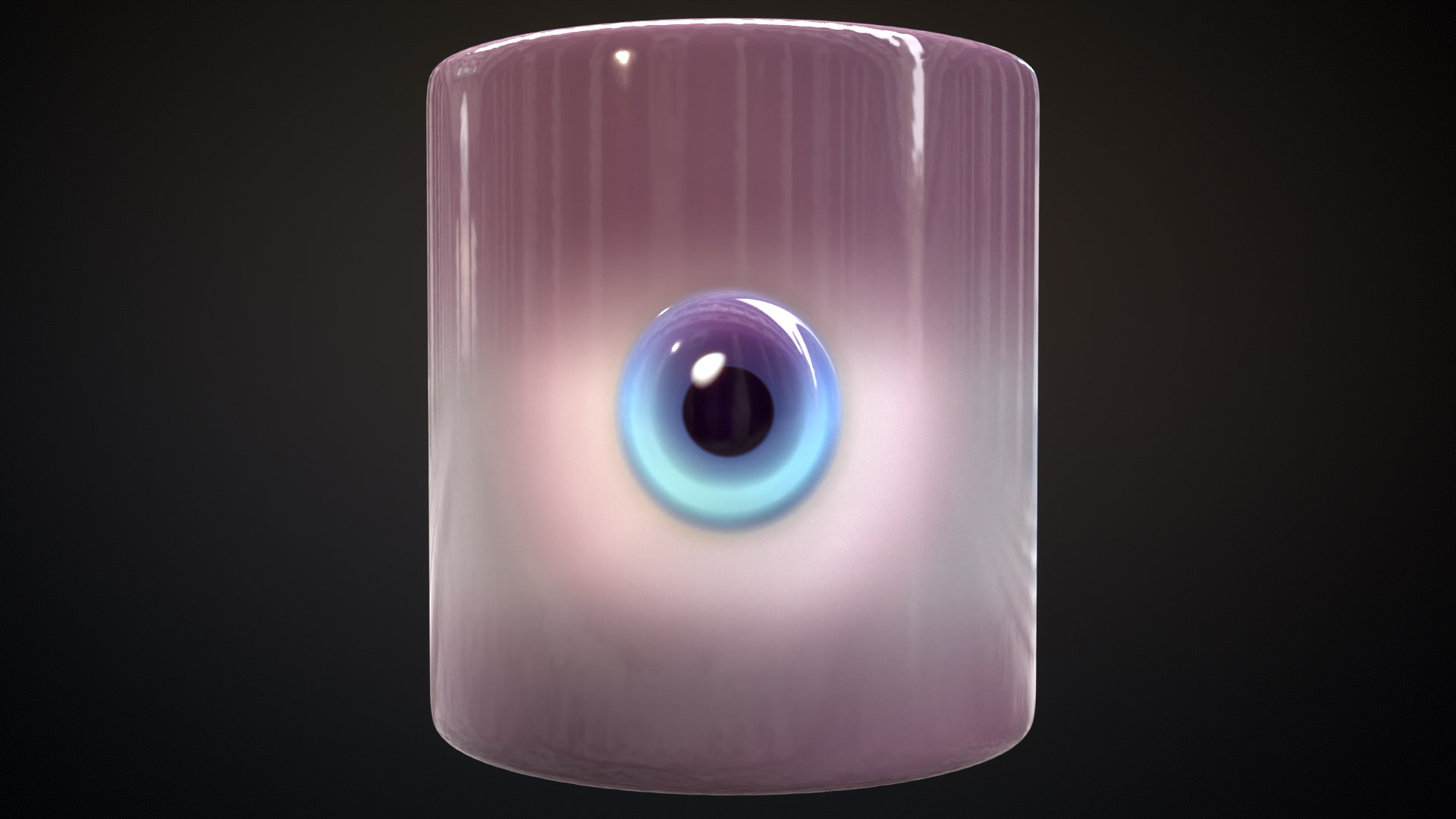3D Stylized Eye Customizable PBR Material Textures Model - TurboSquid ...