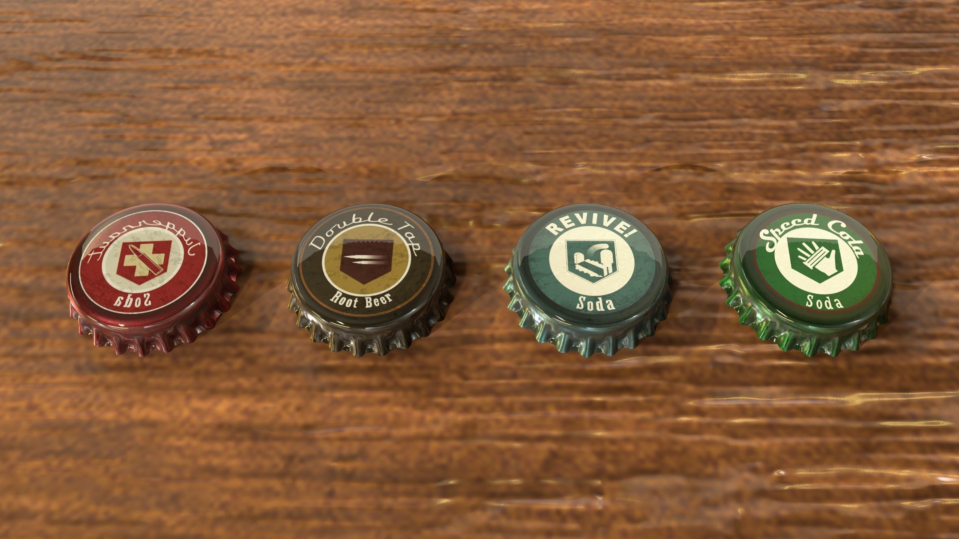 3D Perk-a-colas - Perks COD Zombies - TurboSquid 1959145