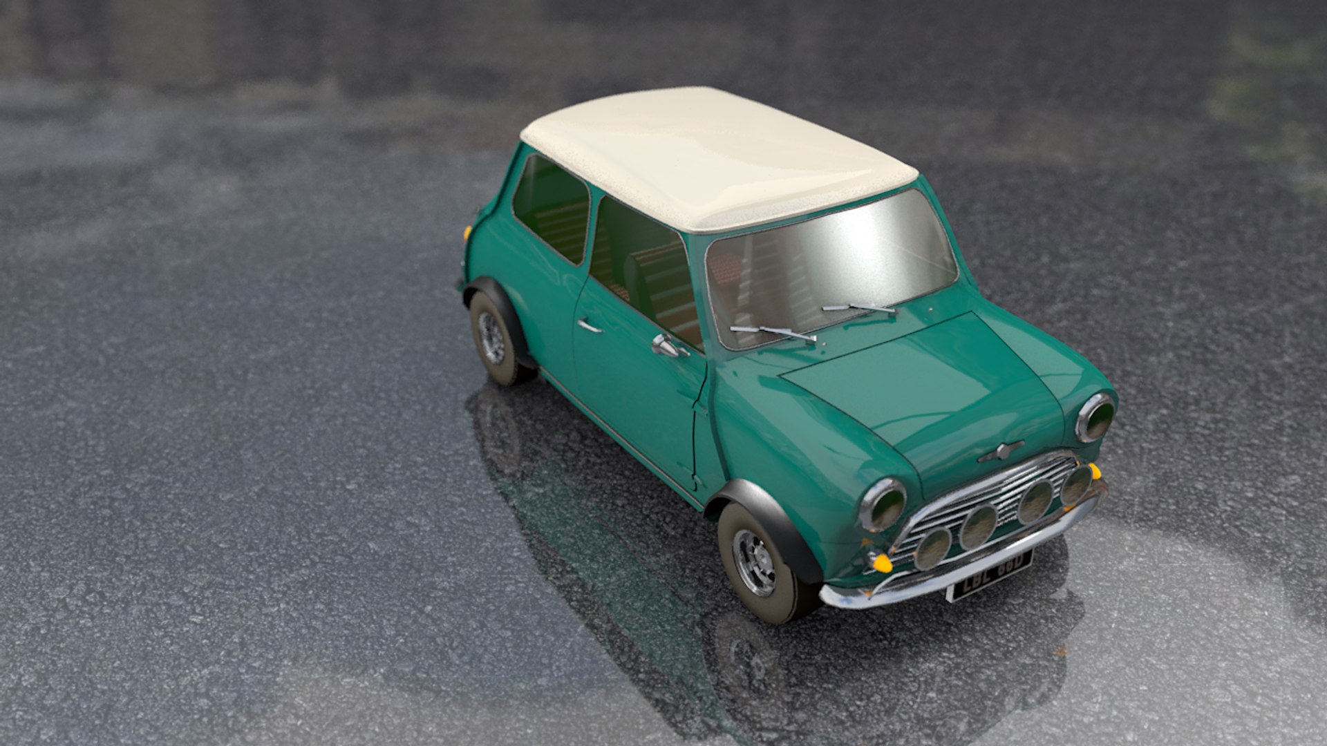 3D Mini Austin Morris Coupe - TurboSquid 1415677