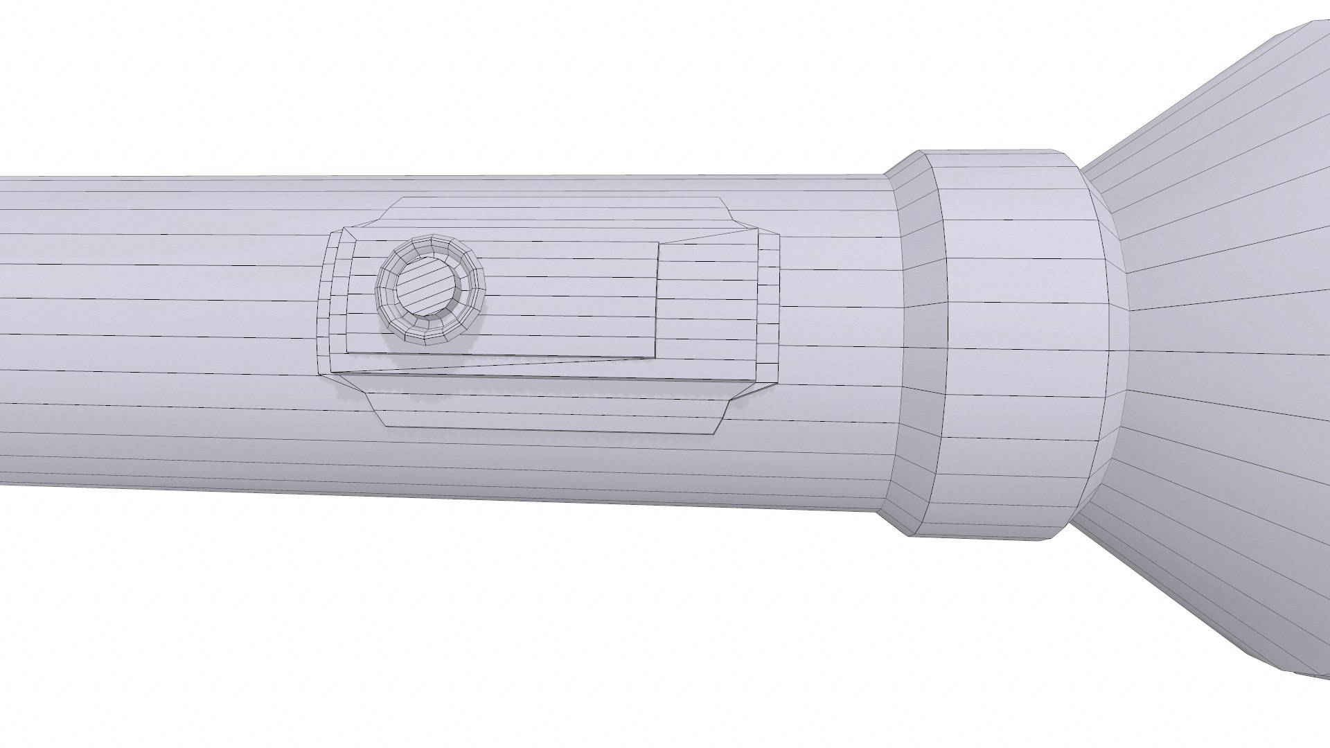 Old Flashlight Low-poly PBR Model - TurboSquid 1974839