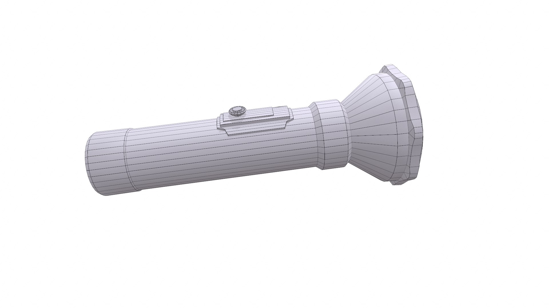 Old Flashlight Low-poly PBR Model - TurboSquid 1974839