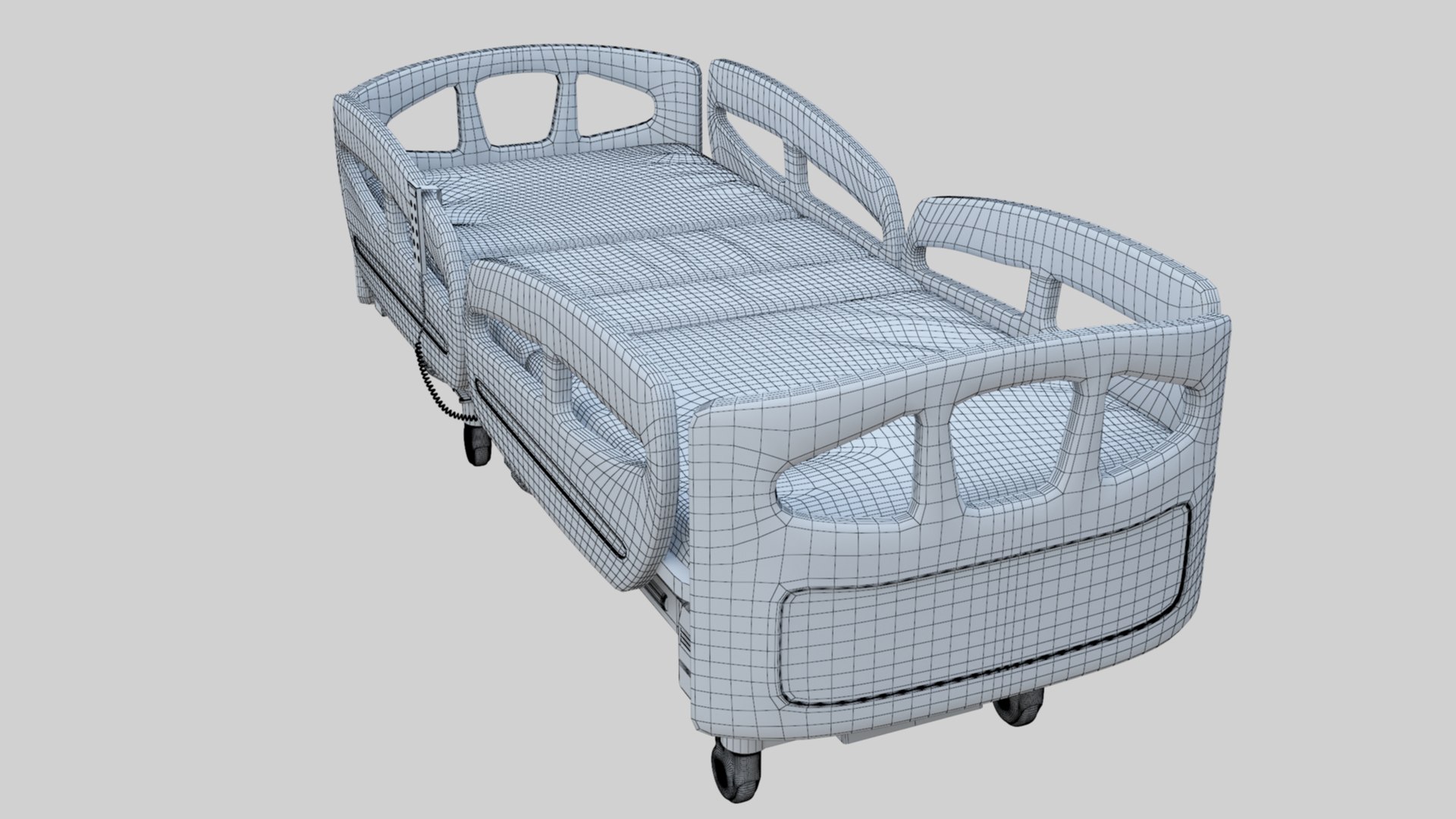 3D Hospital Bed - Medical Bed Medical Equipment model - TurboSquid 1999448