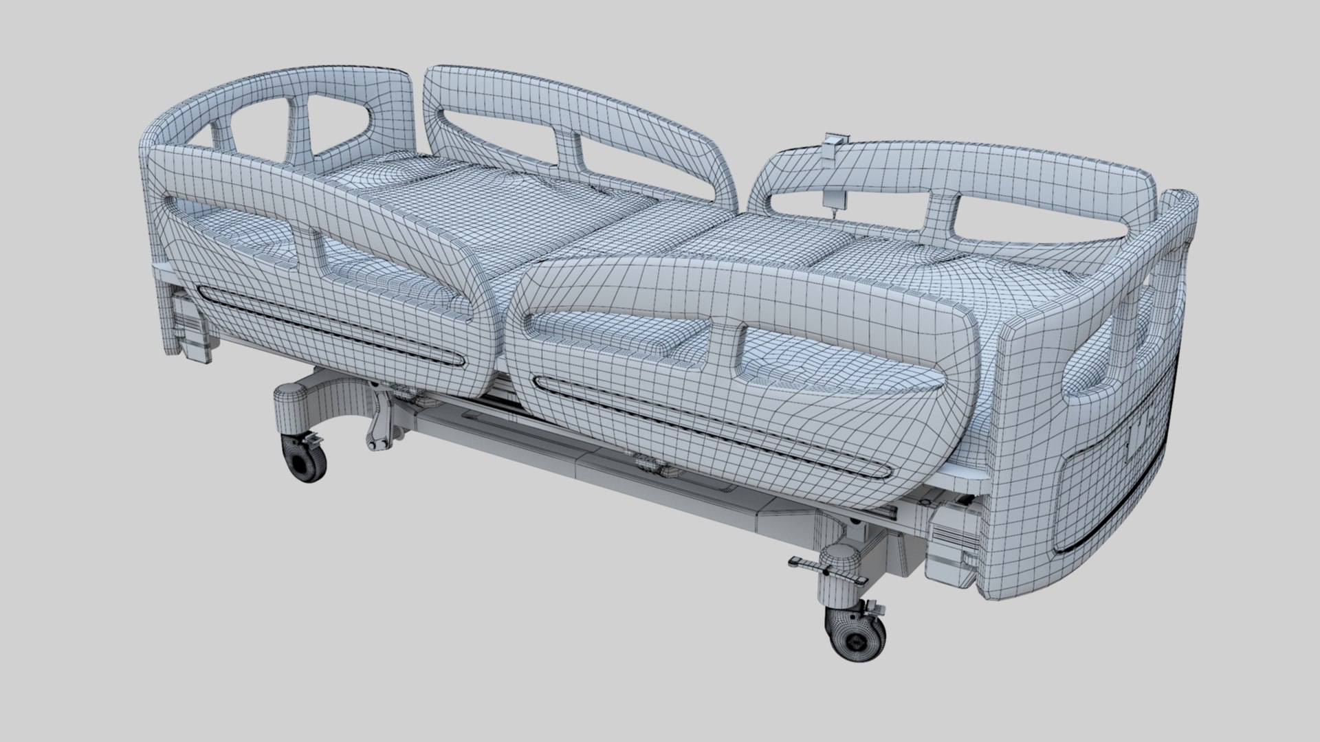3D Hospital Bed - Medical Bed Medical Equipment model - TurboSquid 1999448