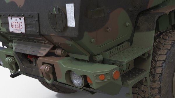 3D модель Бронированный мобильный командный центр - TurboSquid 2388700