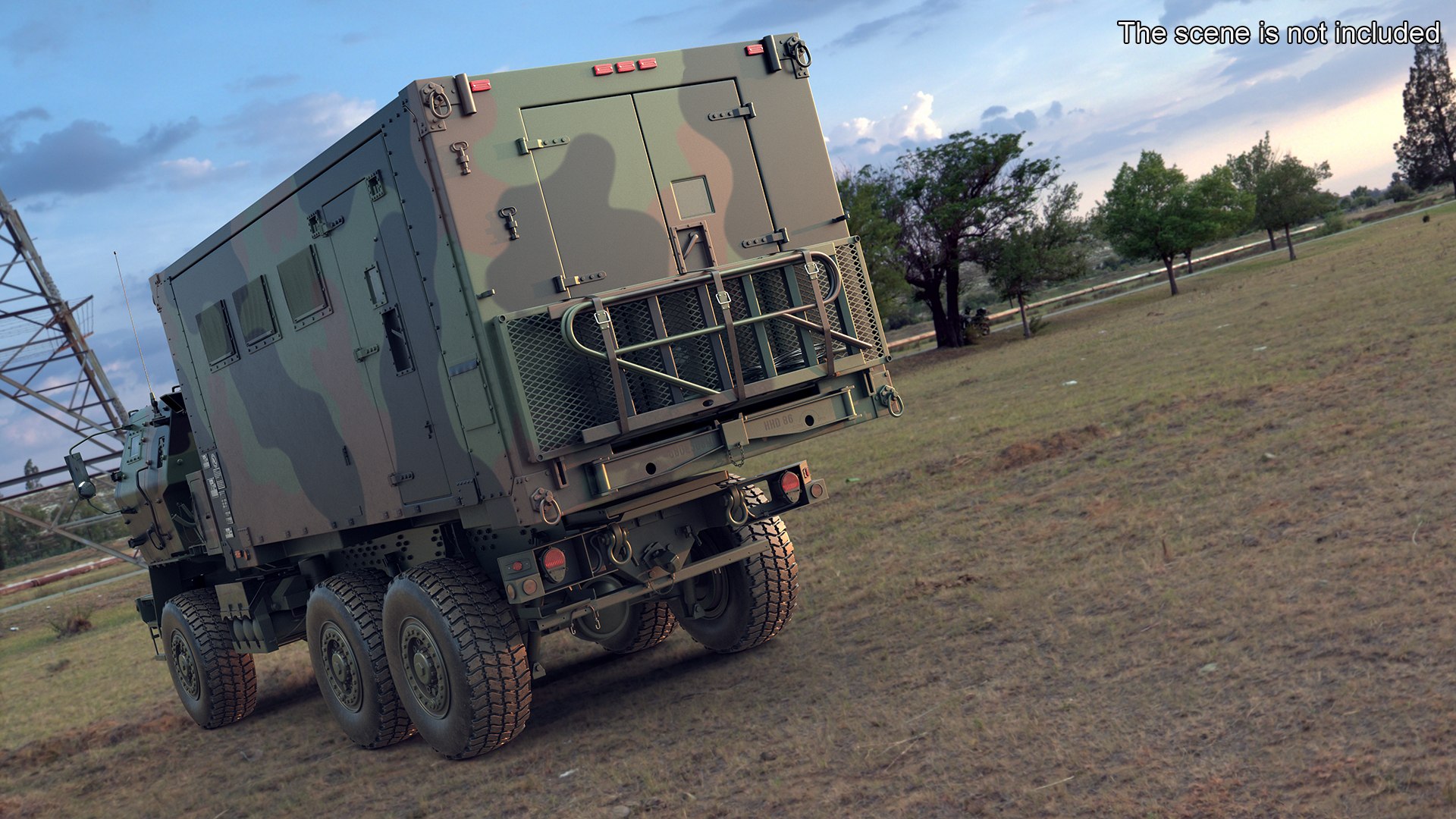 Armored Mobile Command Center Truck 3D Model - TurboSquid 2388700