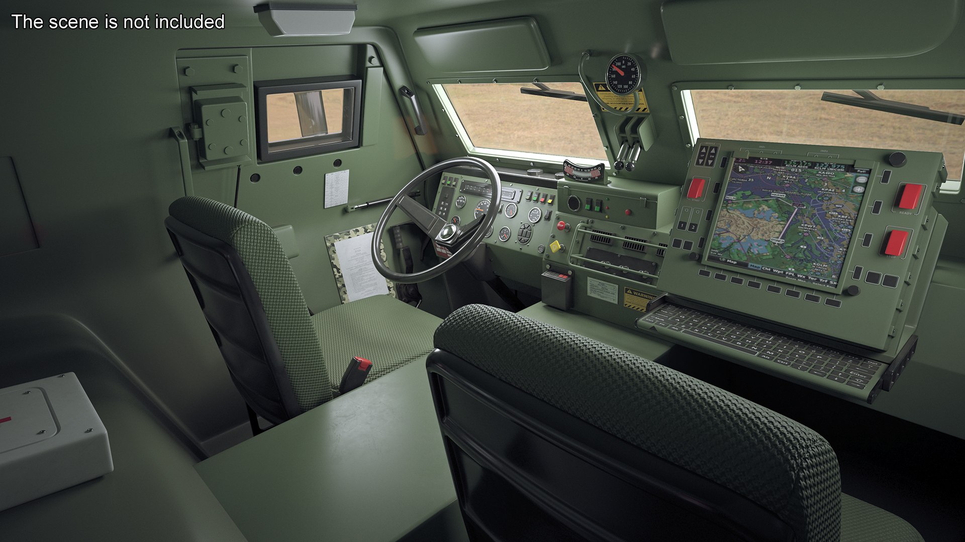 Armored Mobile Command Center Truck 3D Model - TurboSquid 2388700