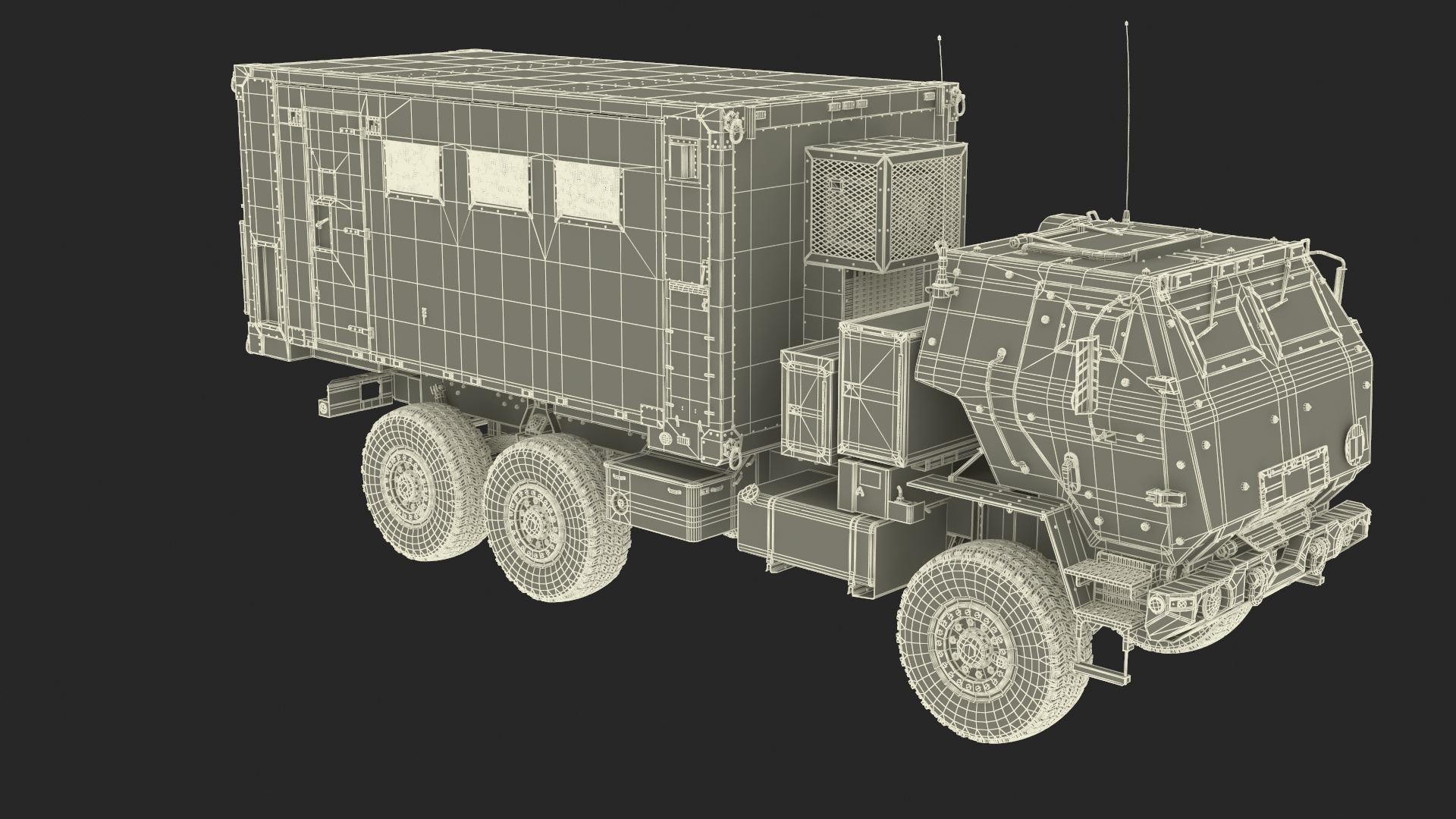 Armored Mobile Command Center Truck 3D Model - TurboSquid 2388700