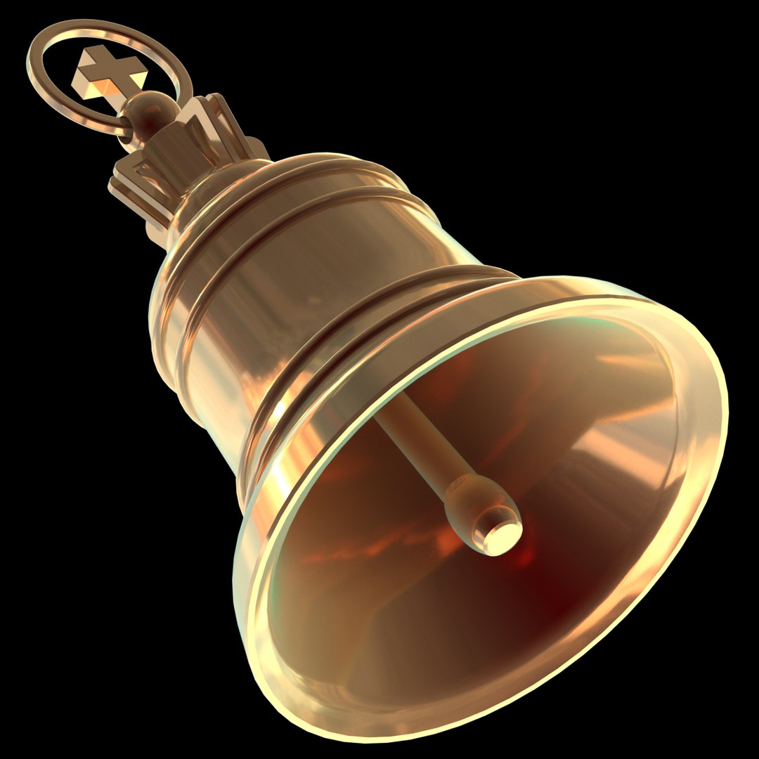 Realistic Christmas Bell 3D Model - TurboSquid 1227716