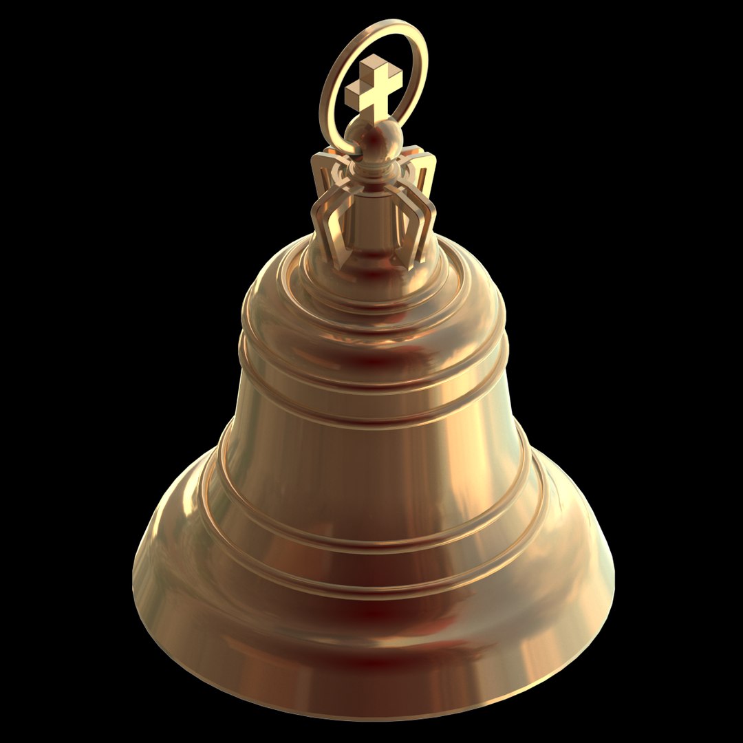 Realistic Christmas Bell 3D Model - TurboSquid 1227716