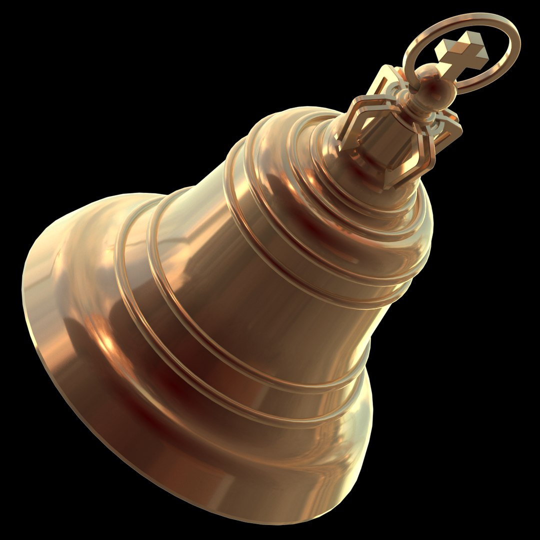 Realistic Christmas Bell 3D Model - TurboSquid 1227716