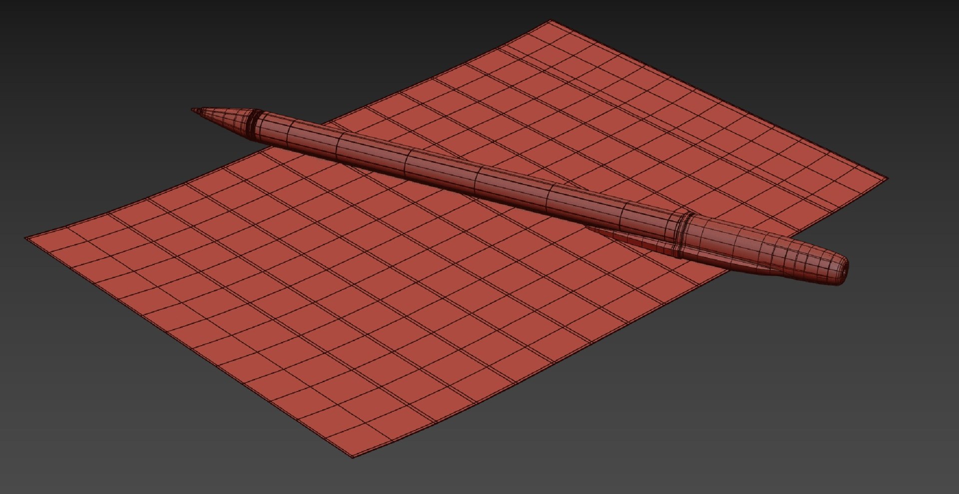 3D Yellow Paper With Ballpoint Pen - TurboSquid 1868851