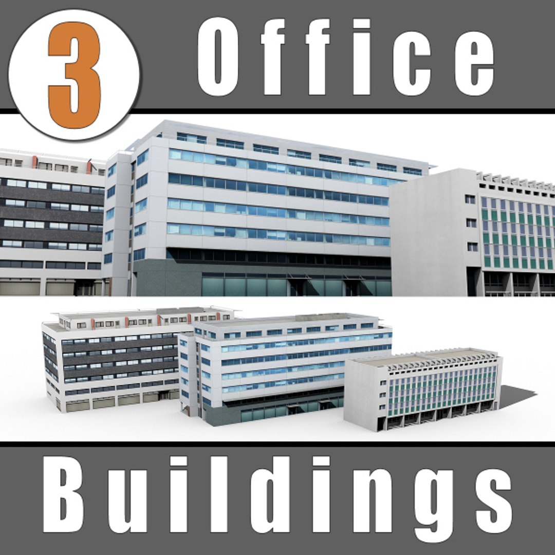 3ds 3 office buildings