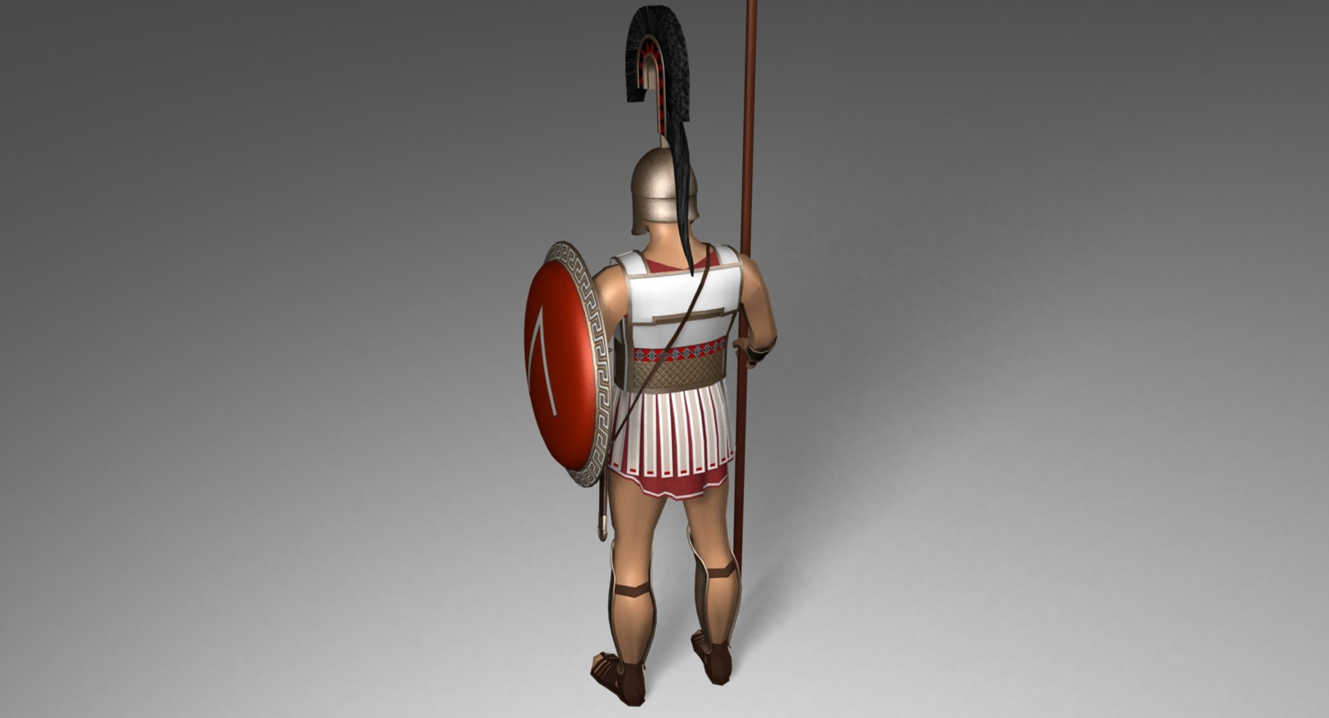 Greek Hoplite 3d Model