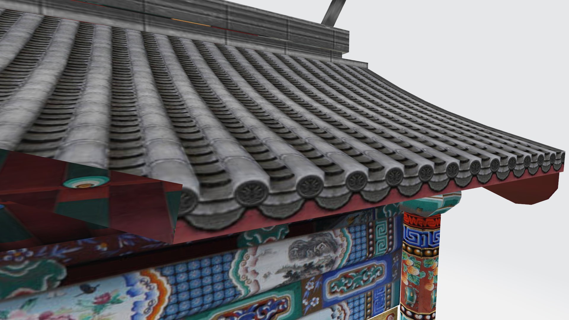 3D Chinese Architecture Gate - TurboSquid 1518208