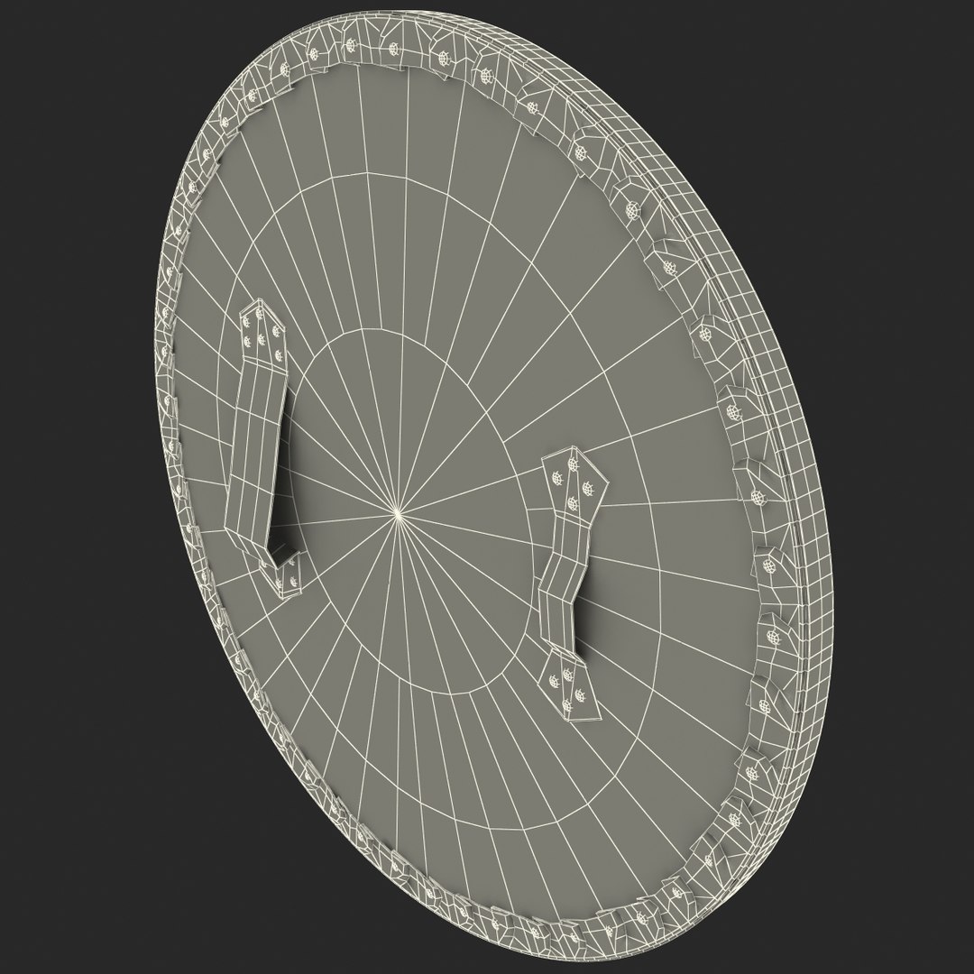 targe shield 3d max