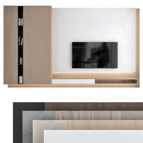 modelo 3d Juego de pared de TV 06 - TurboSquid 1860786