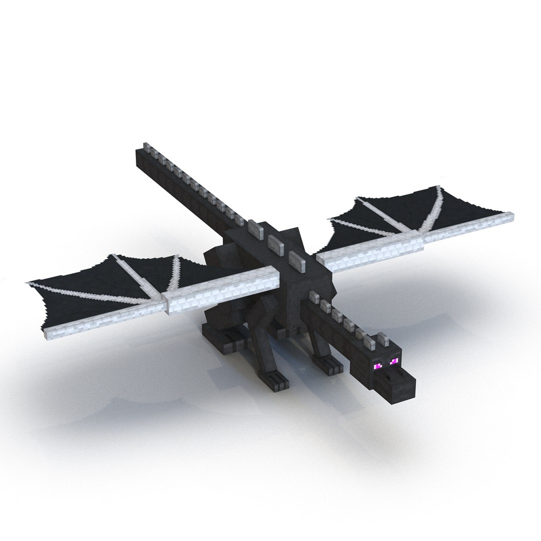Minecraft ender dragon rigged model - TurboSquid 1538817