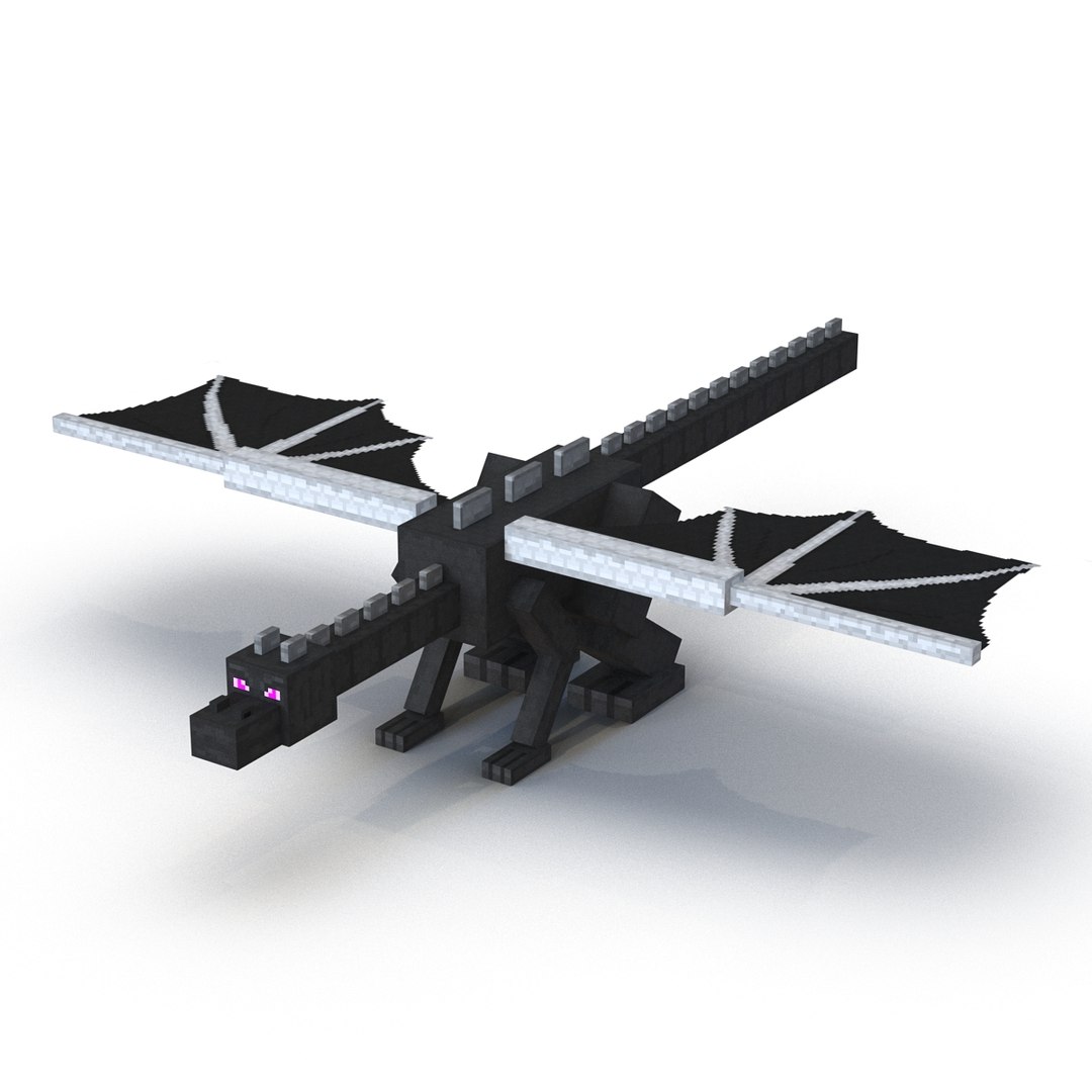 Minecraft ender dragon rigged model - TurboSquid 1538817