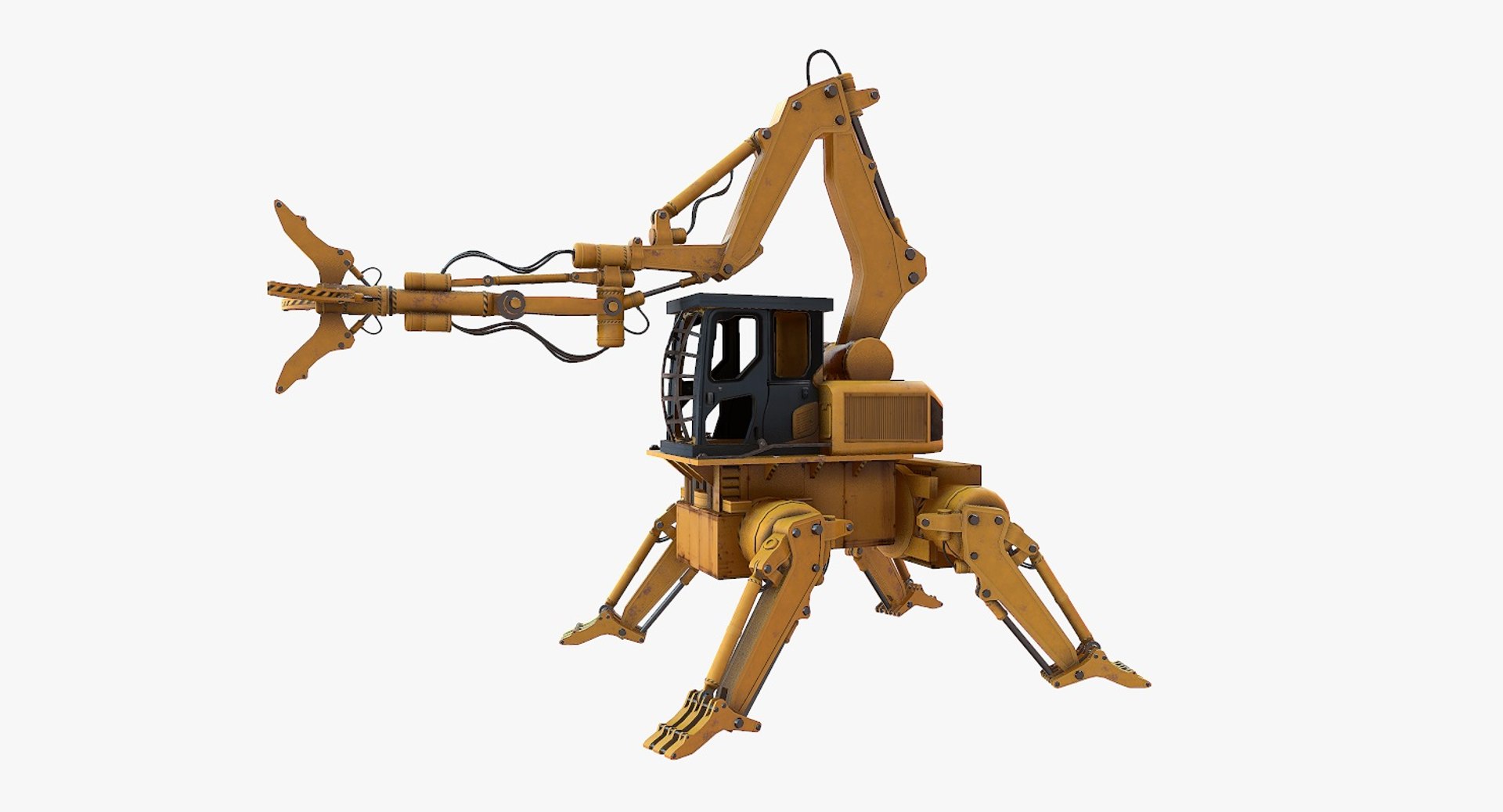 Sci Fi Construction Mech 3D Model - TurboSquid 1401975