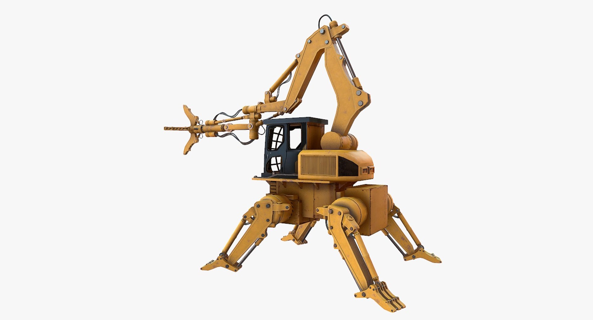 Sci Fi Construction Mech 3D Model - TurboSquid 1401975
