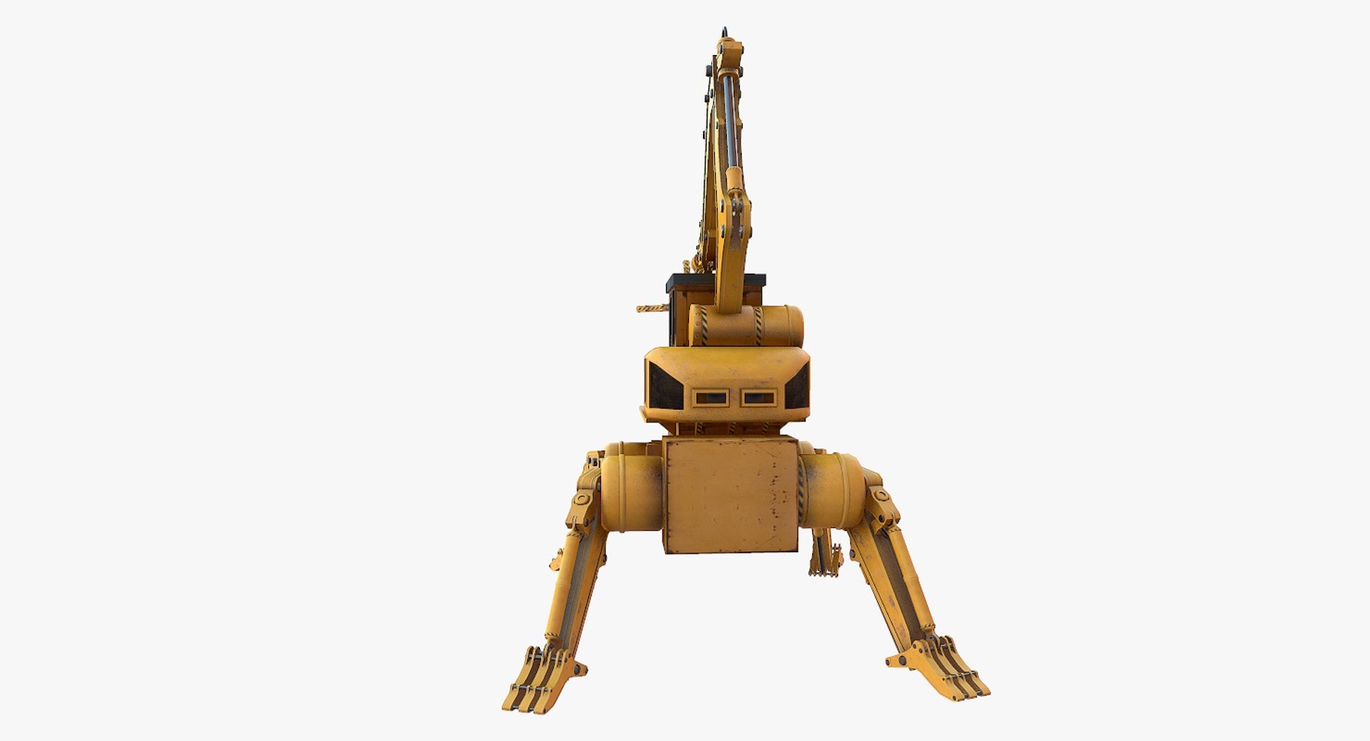Sci Fi Construction Mech 3D Model - TurboSquid 1401975