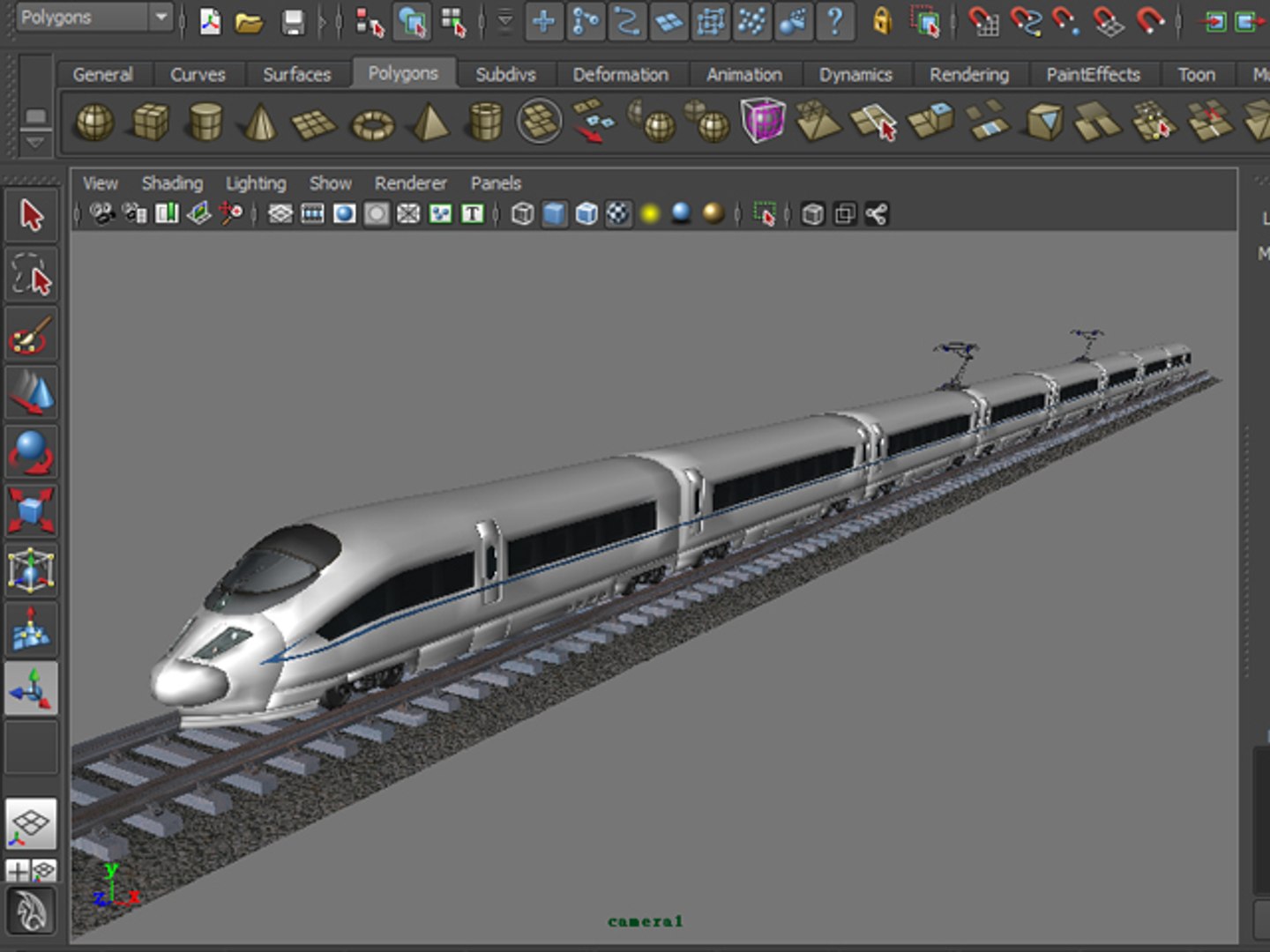 Trains Cab - Speed 3d Model