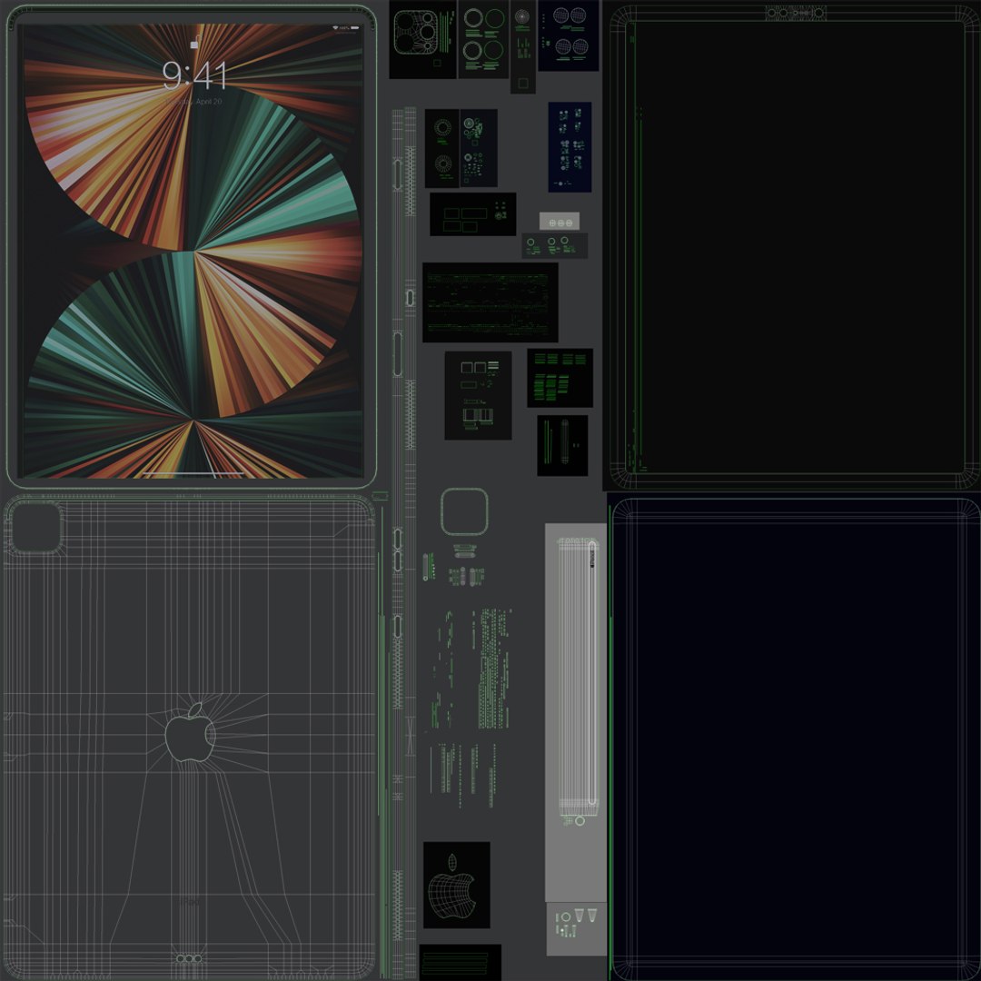 Apple Ipad Pro 2021 3D Model - TurboSquid 1726231