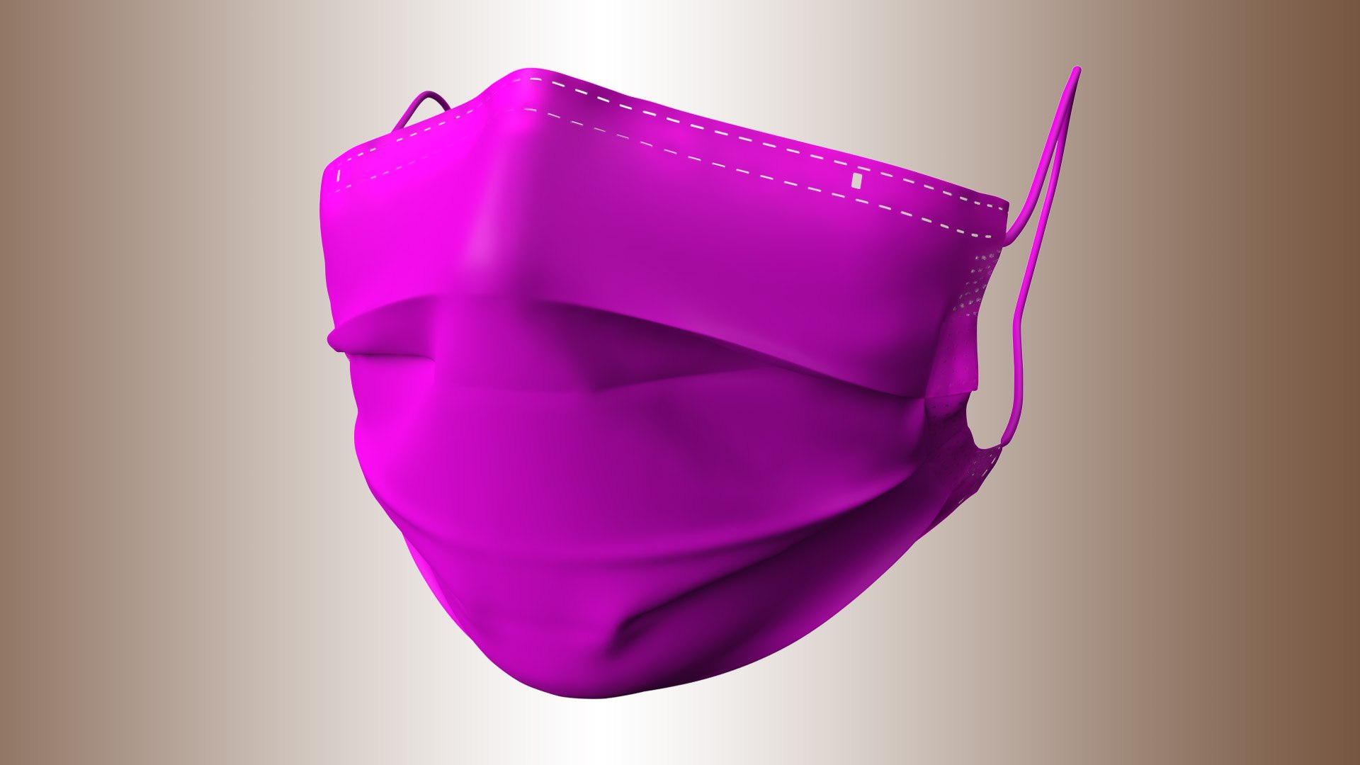 3D surgical mask model - TurboSquid 1625100